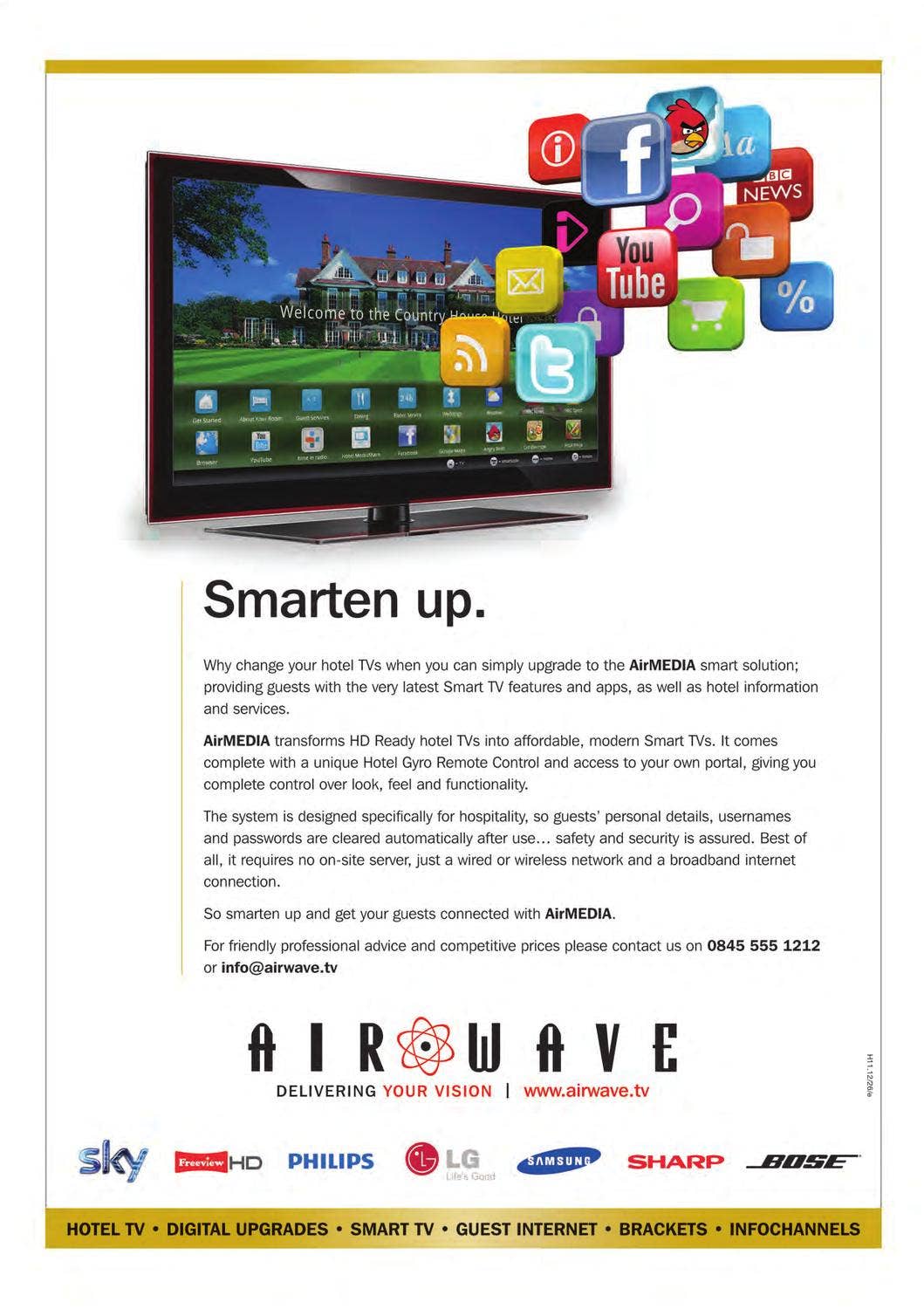 Airwave Hotel TV 2012 - Customer Overview, The Big Picture for 2013 by ...
