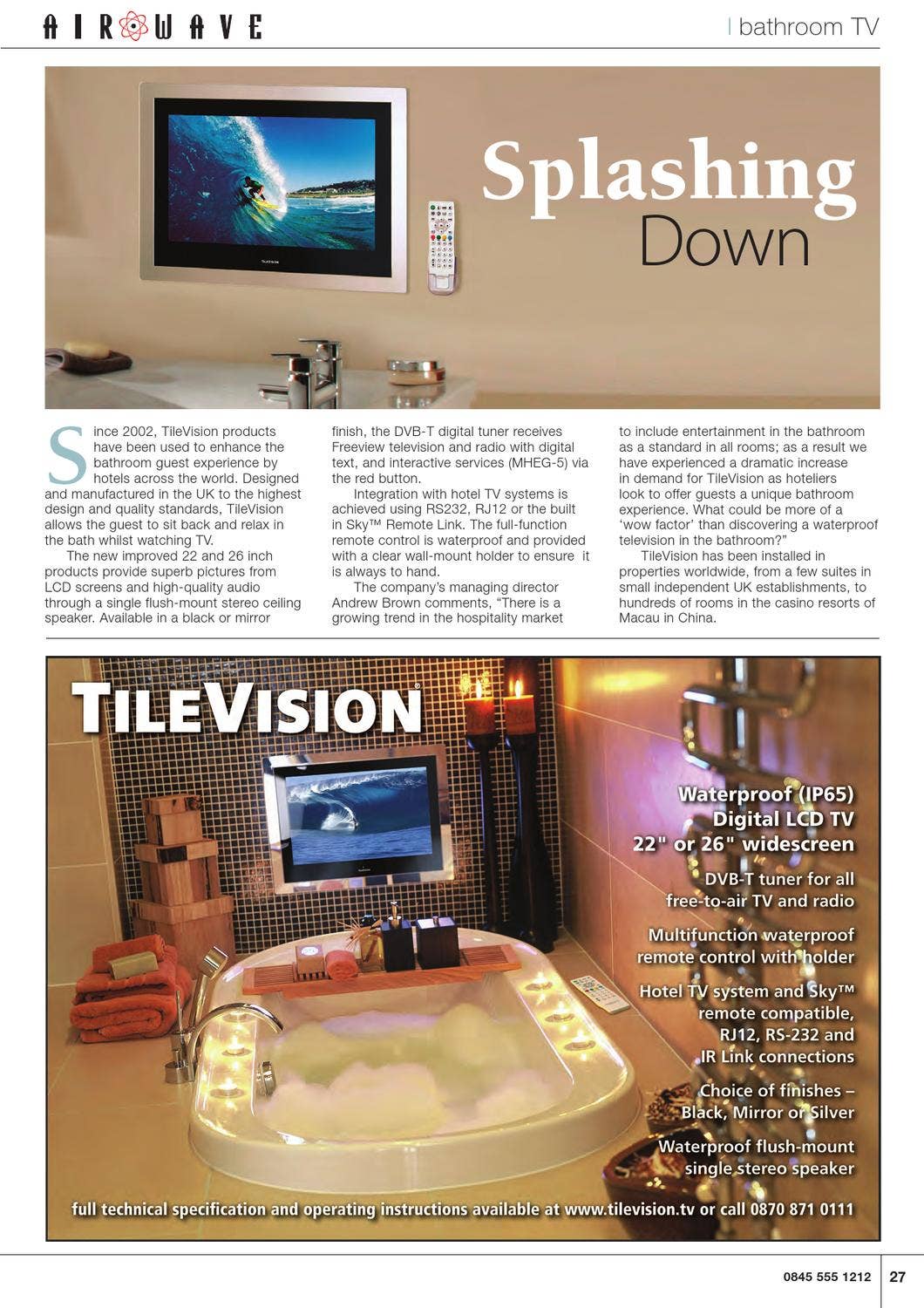Airwave Hotel TV 2012 - Customer Overview, The Big Picture for 2013 by ...