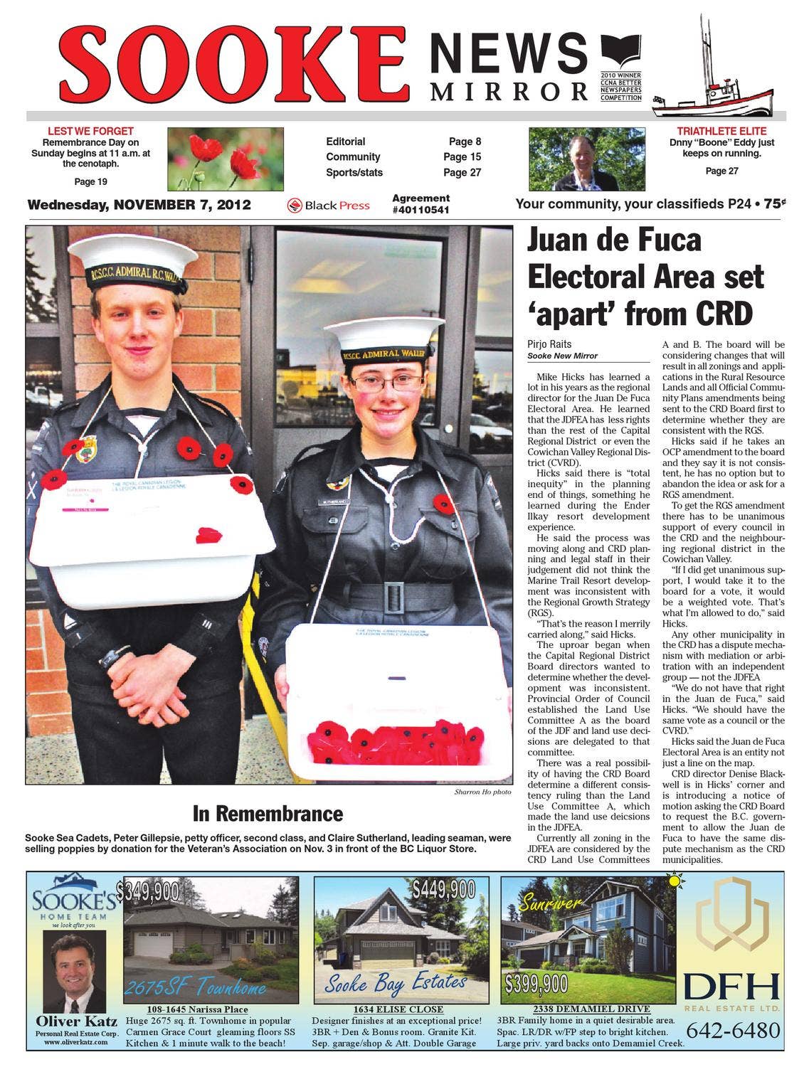 Sooke News Mirror, November 07, 2012 by Black Press Media Group - Issuu