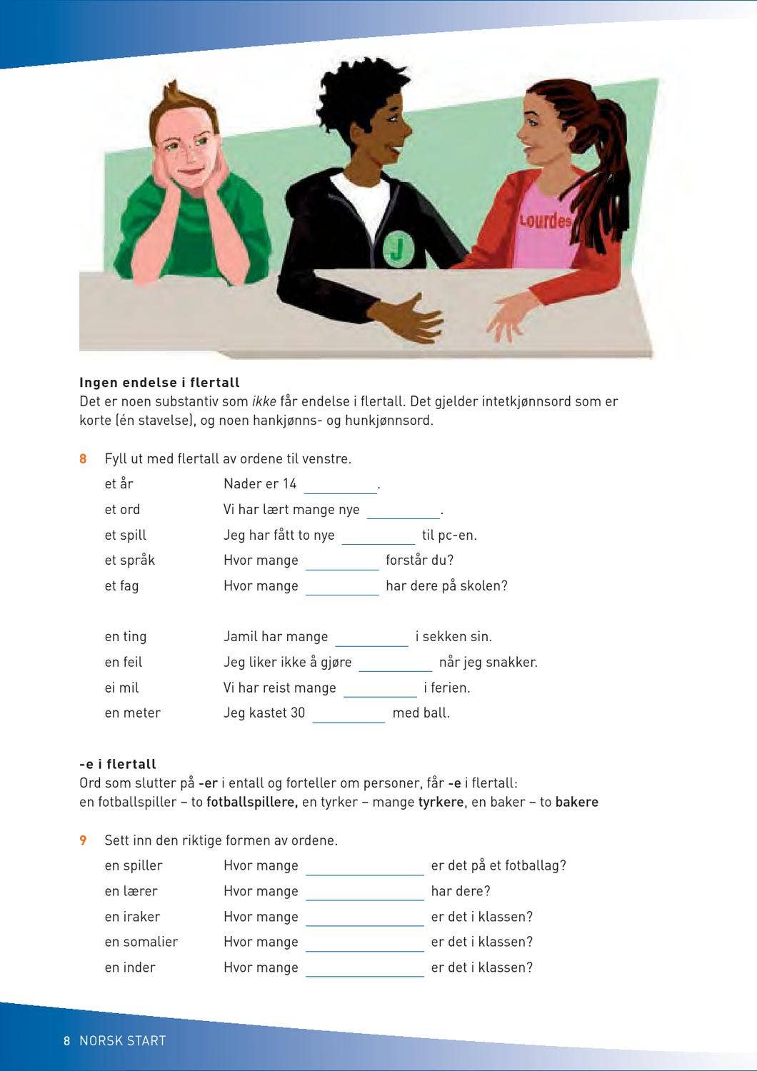 Norsk start 8-10 Grammatikk by Cappelen Damm - Issuu