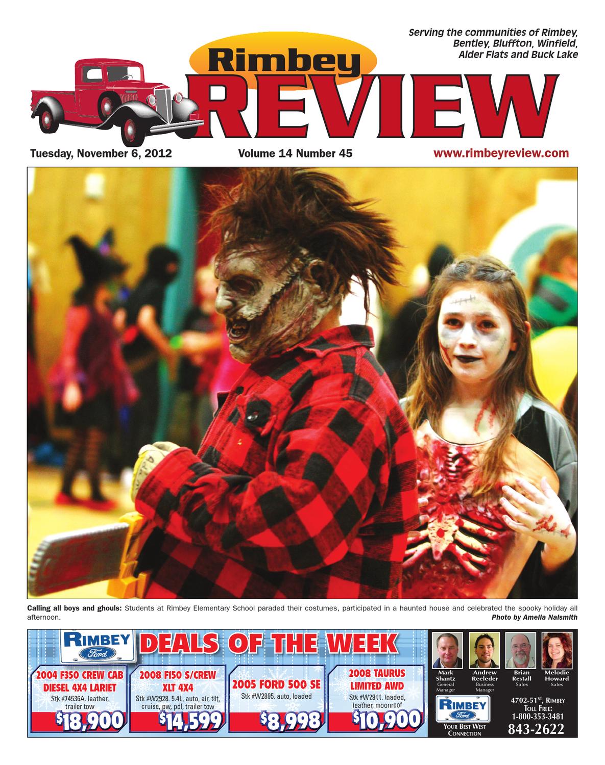 Rimbey Review, November 06, 2012 by Black Press Media Group - Issuu