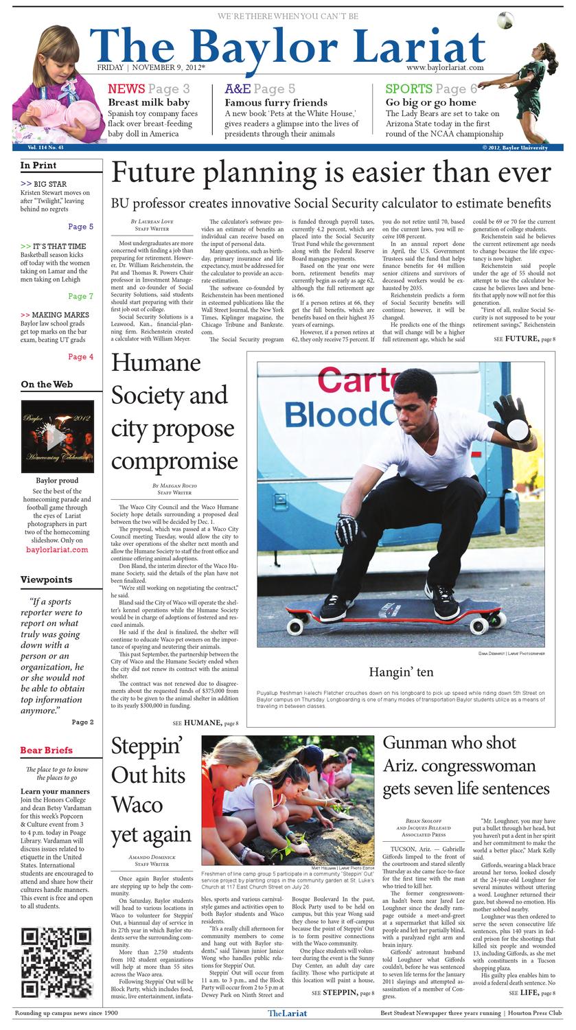 The Baylor Lariat by The Baylor Lariat - Issuu