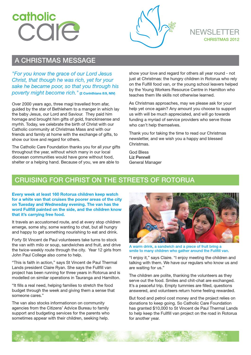 Catholic Care November Newsletter by Catholic Diocese of Hamilton, NZ ...