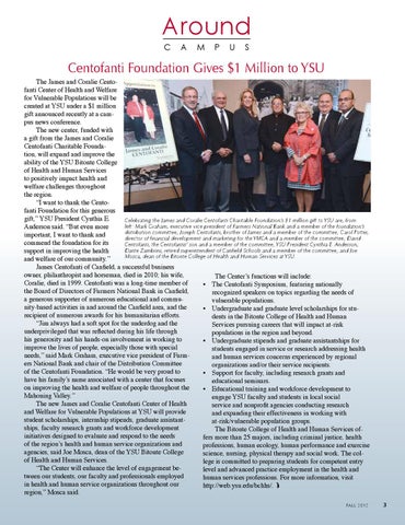 YSU Alumni Magazine Fall 2012 by Youngstown State University - Issuu