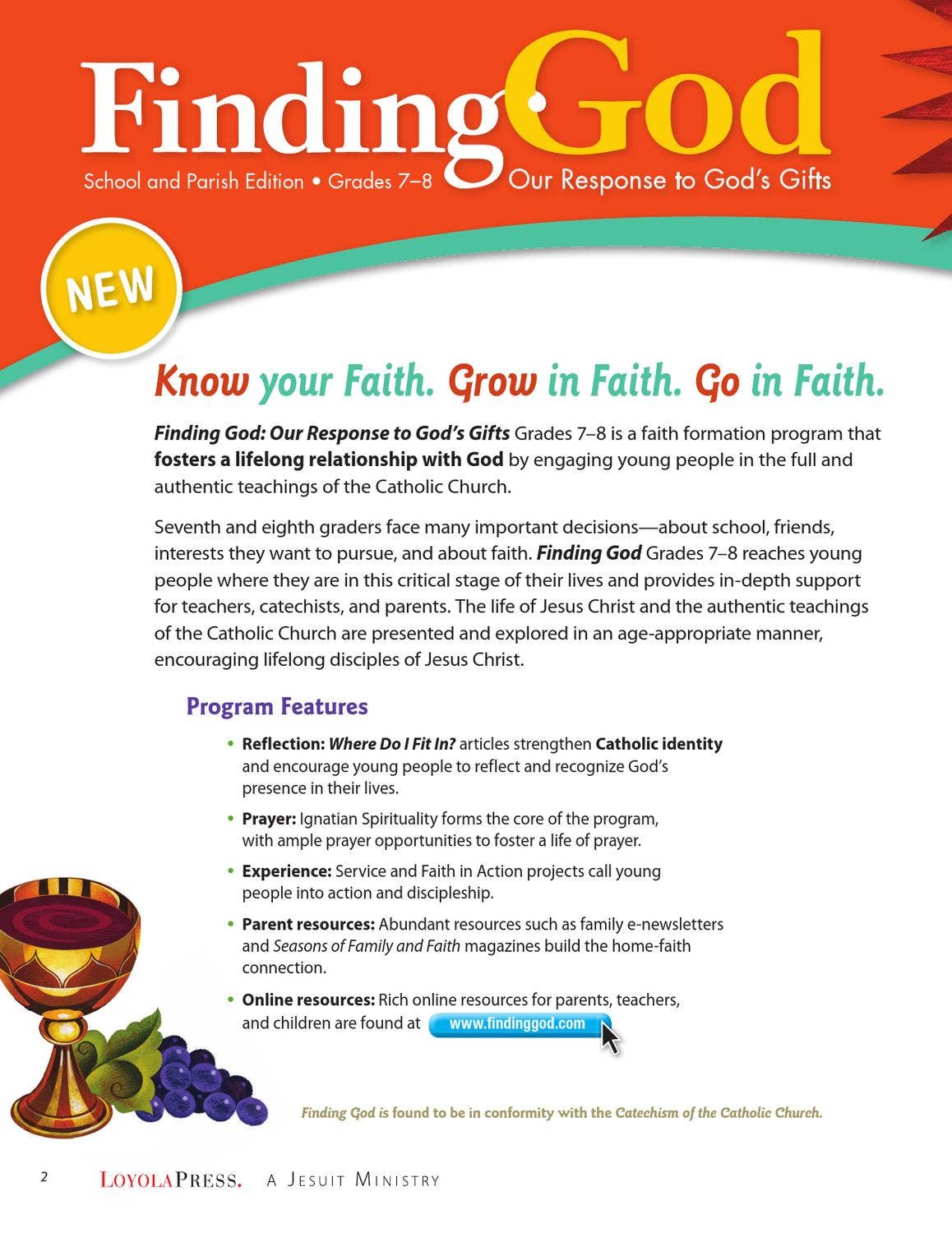 Finding God 2013: Grades 7-8 by Loyola Press - Issuu