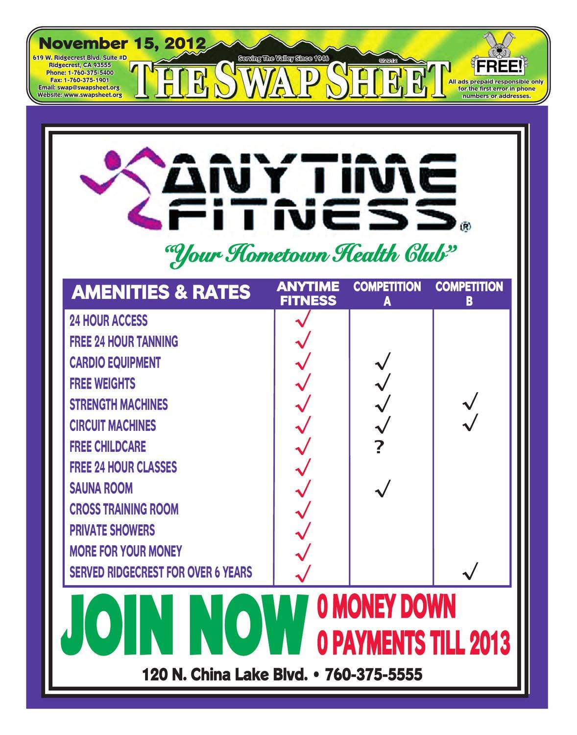 11-15-12 by The Swap Sheet - Issuu