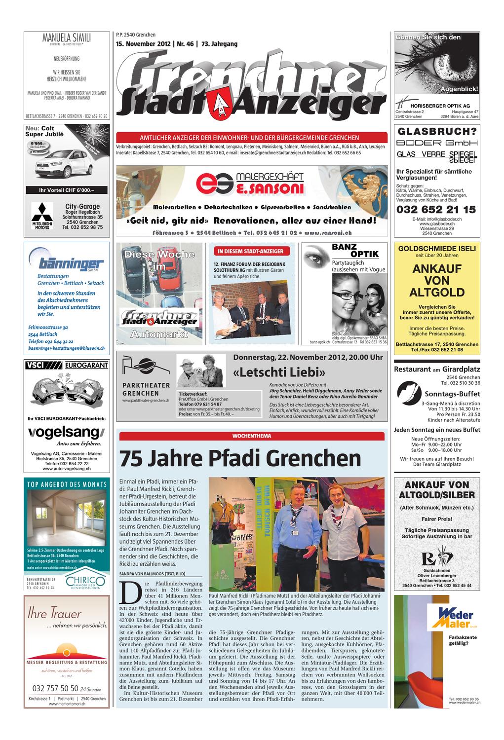 gsa_kw46_2012 by AZ-Anzeiger - Issuu