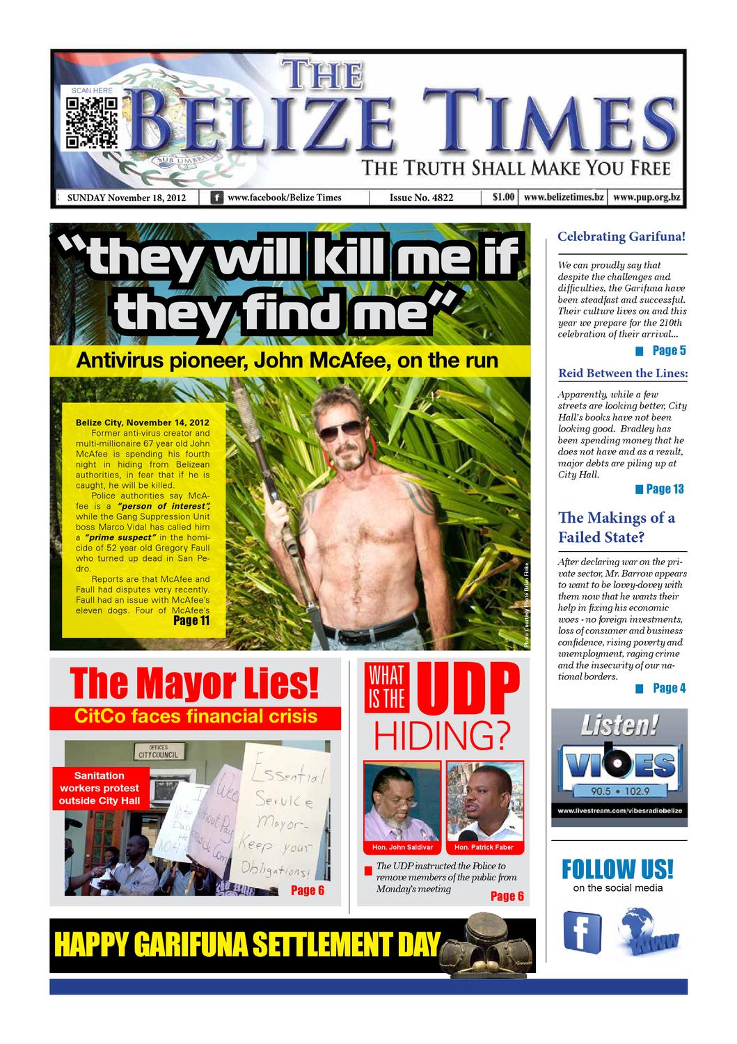 Belize Times November 18, 2012 by Belize Times Press - Issuu
