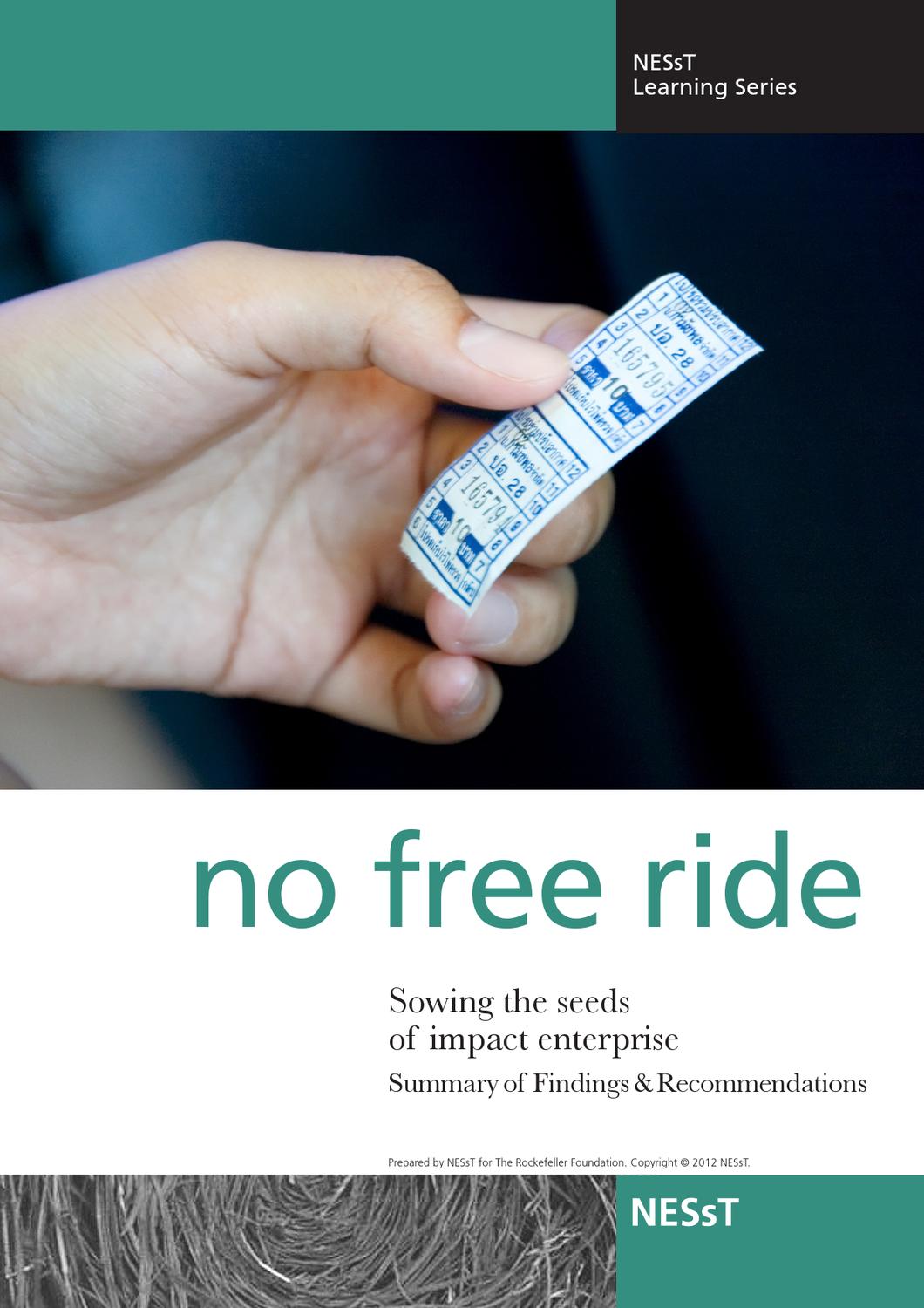 No Free Ride by NESsT - Issuu