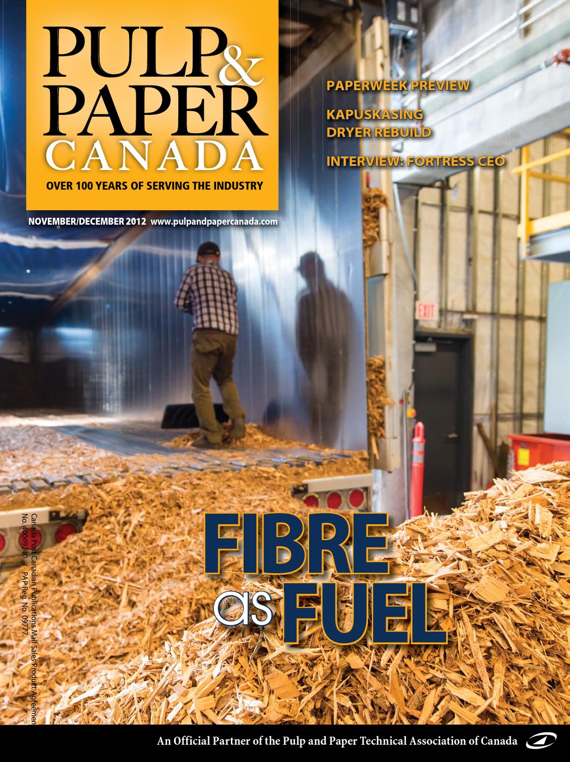 Pulp & Paper Canada November/December 2012 by Annex Business Media - Issuu