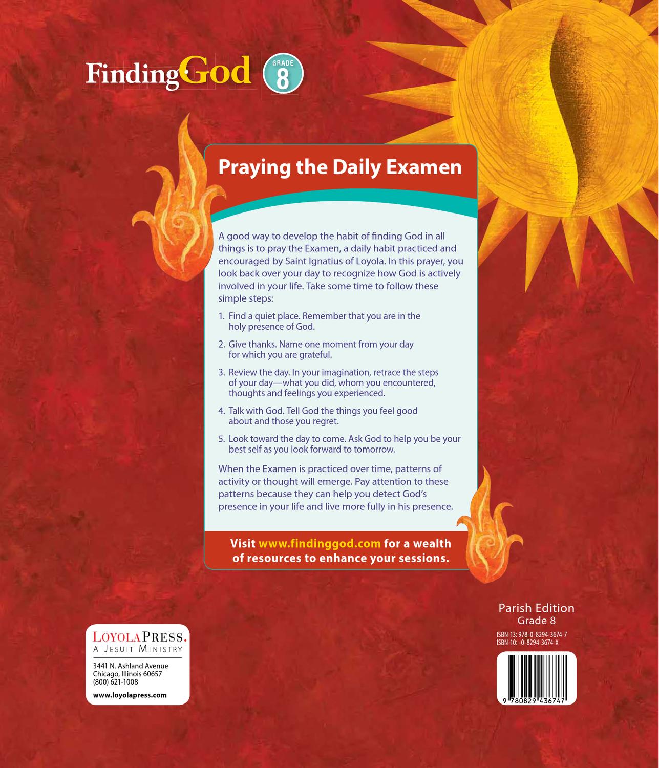 Finding God 2013 Grade 8 Parish Catechist Guide | PART 3 by Loyola ...