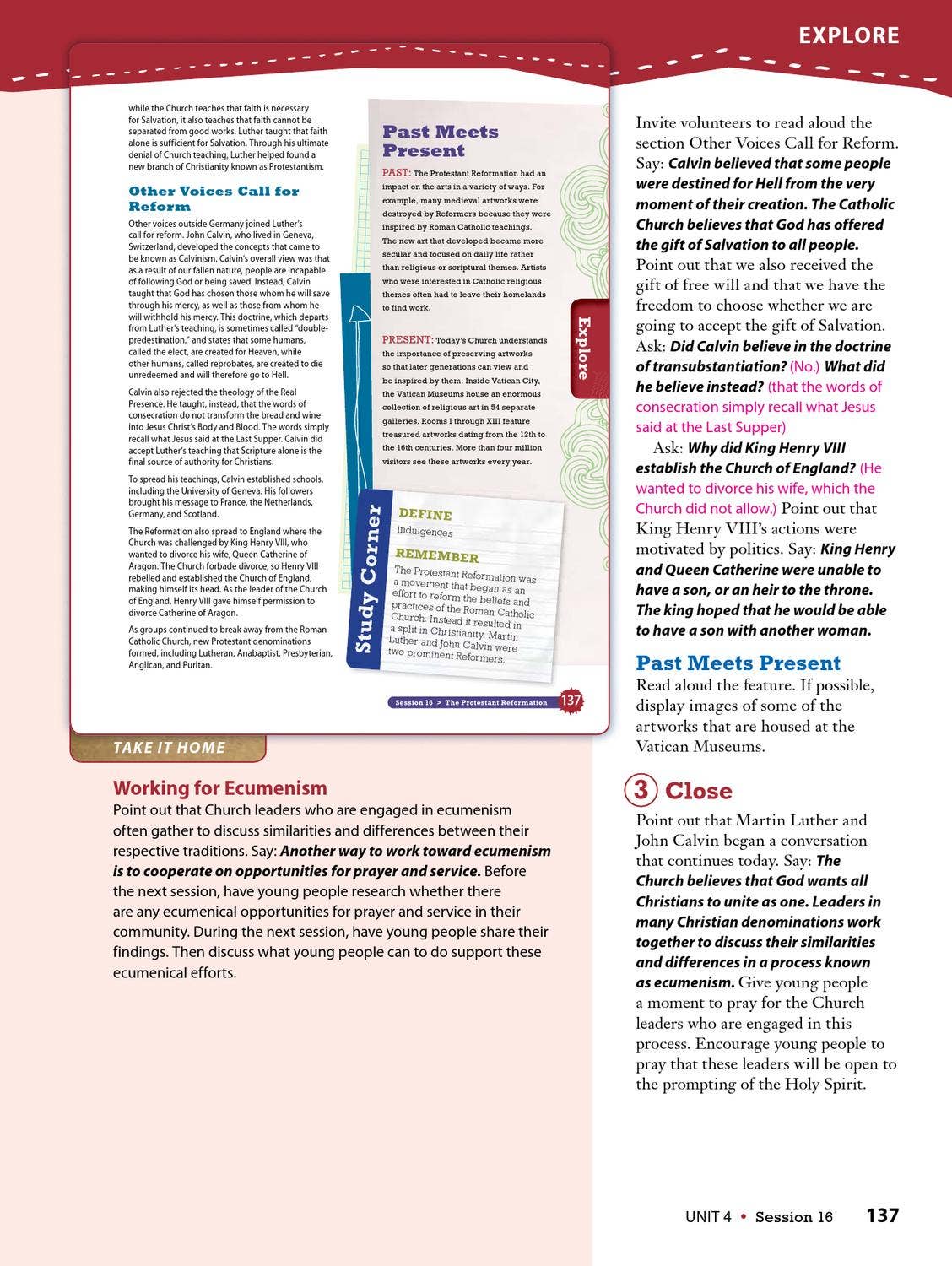 Finding God 2013 Grade 8 Parish Catechist Guide | PART 3 by Loyola ...