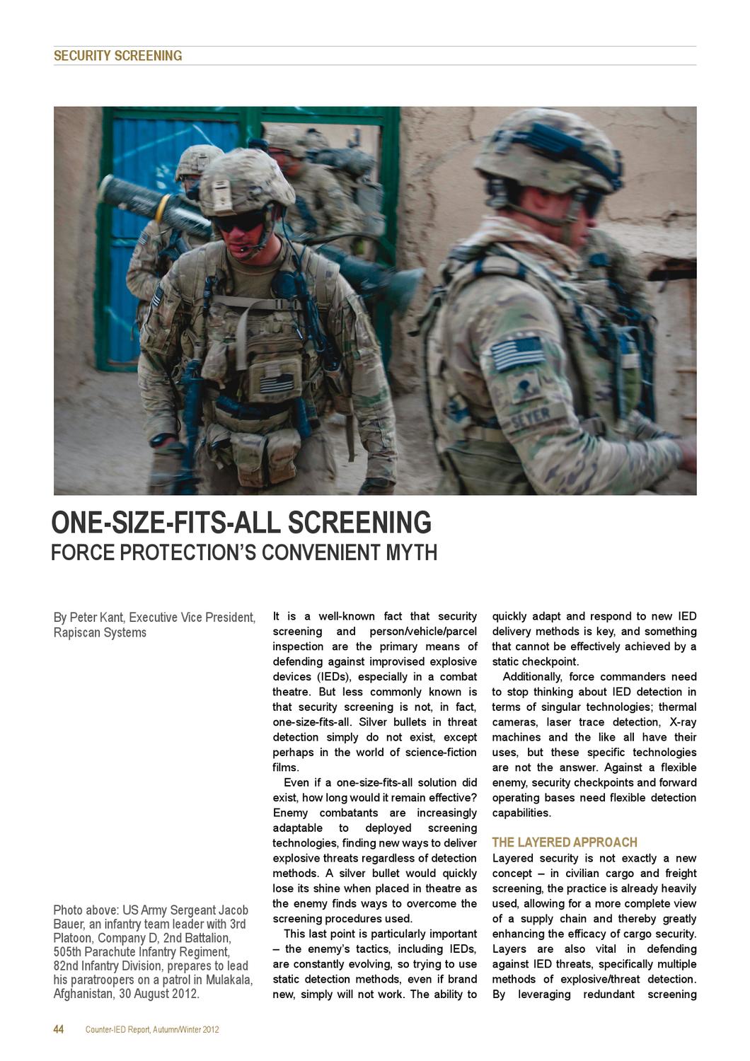 Counter-IED Report, Autumn/Winter 2012 by Delta Business Media Limited ...