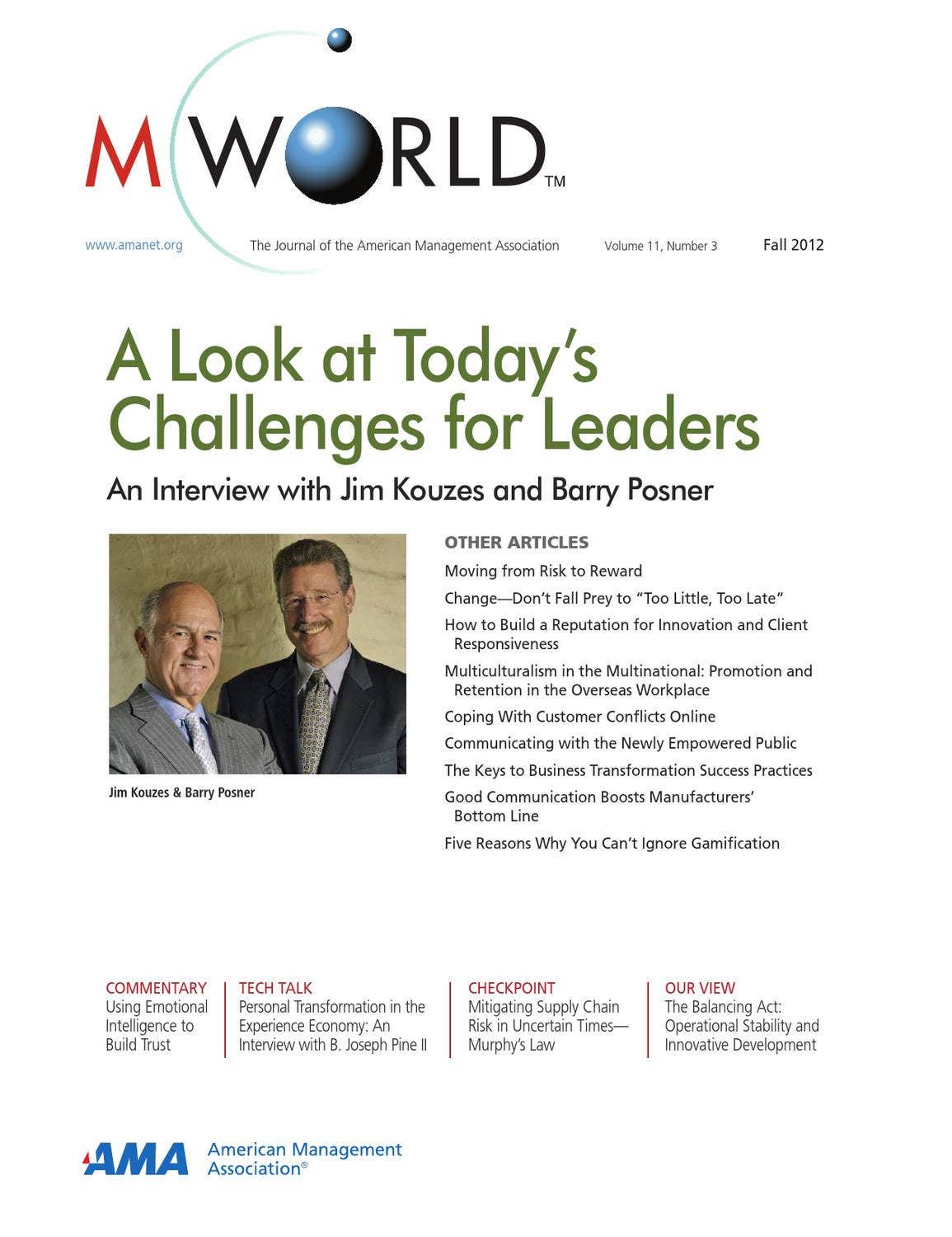 MWorld Fall 2012 by AmericanManagementAssociation - Issuu
