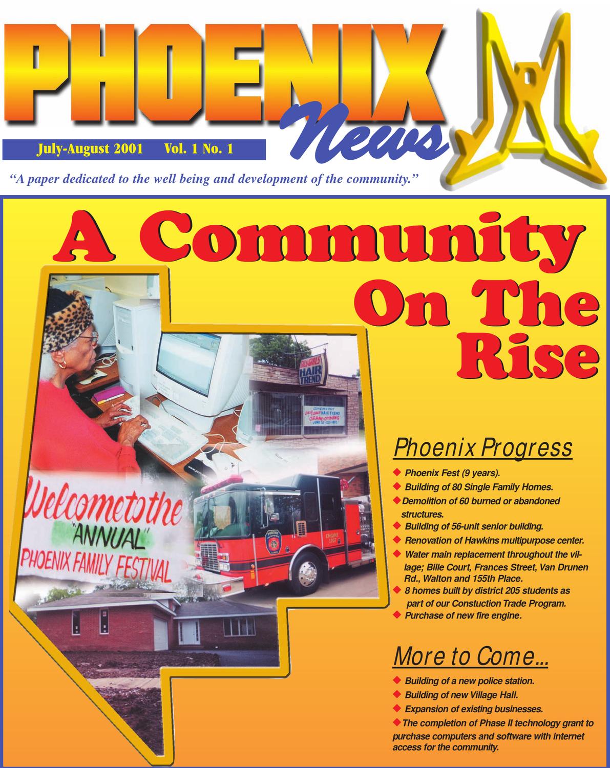 2001 Village of Phoenix Newsletter by Village of Phoenix - Issuu