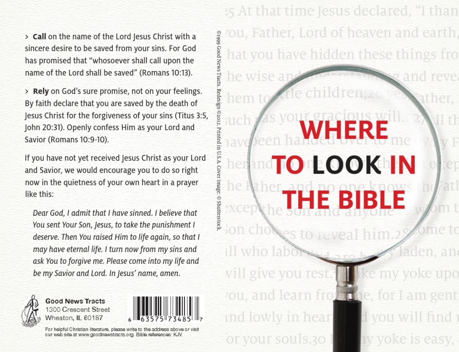 Where to Look In the Bible by Crossway - Issuu