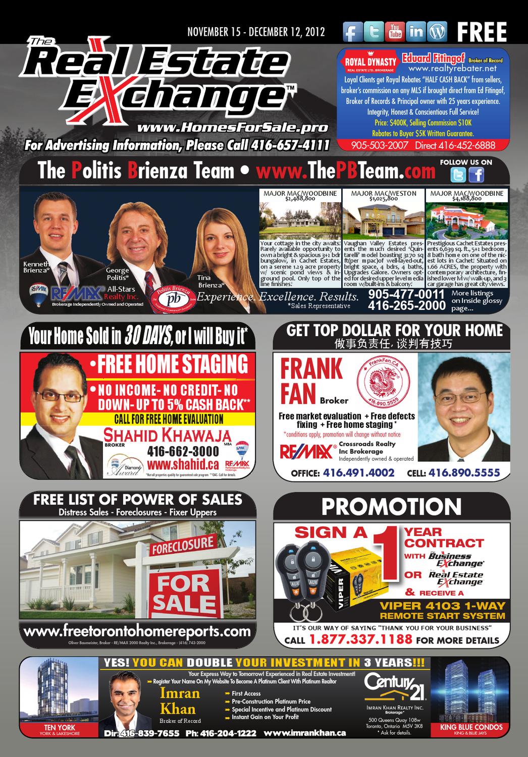 The Real Estate Exchange by Business Exchange - Issuu