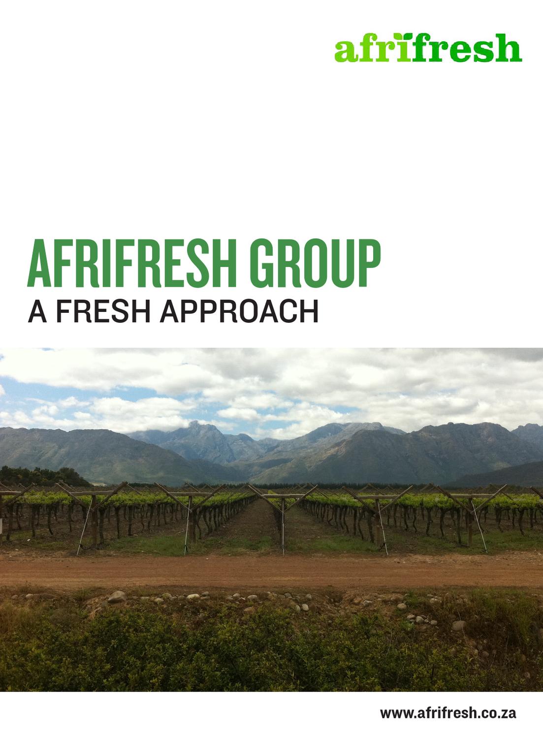 Afrifresh-Africa-Dec12-Bro by Business Excellence Magazine - Issuu