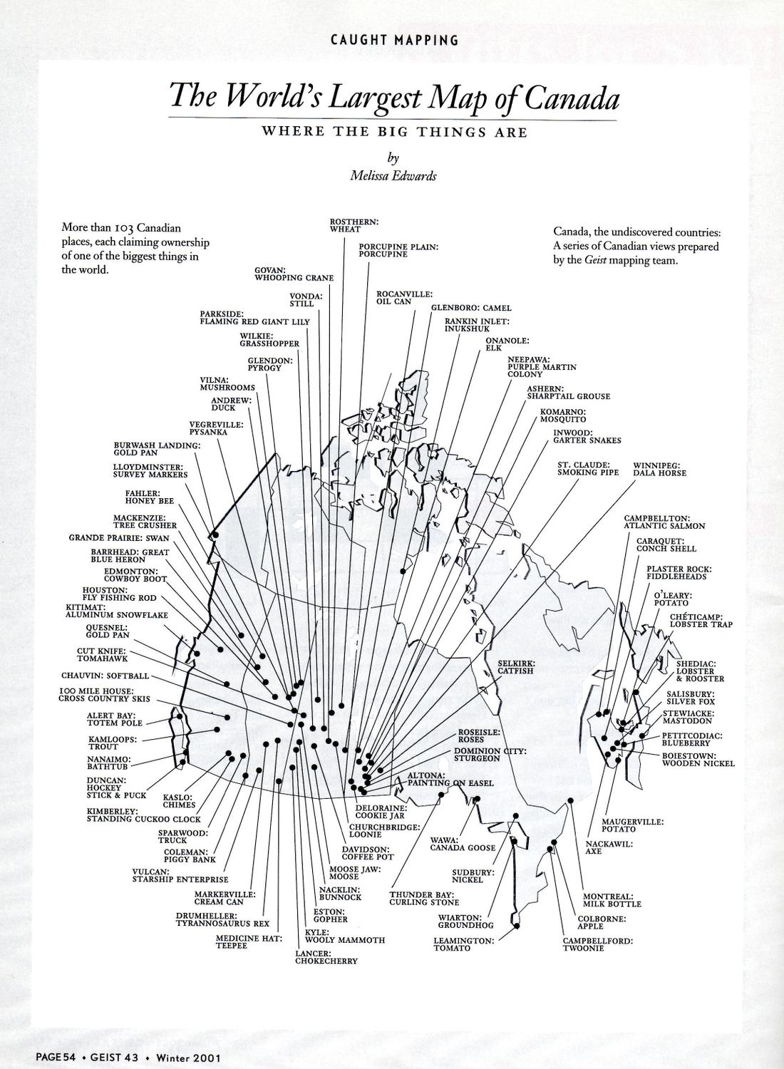 The World's Largest Map of Canada by Geist Magazine - Issuu