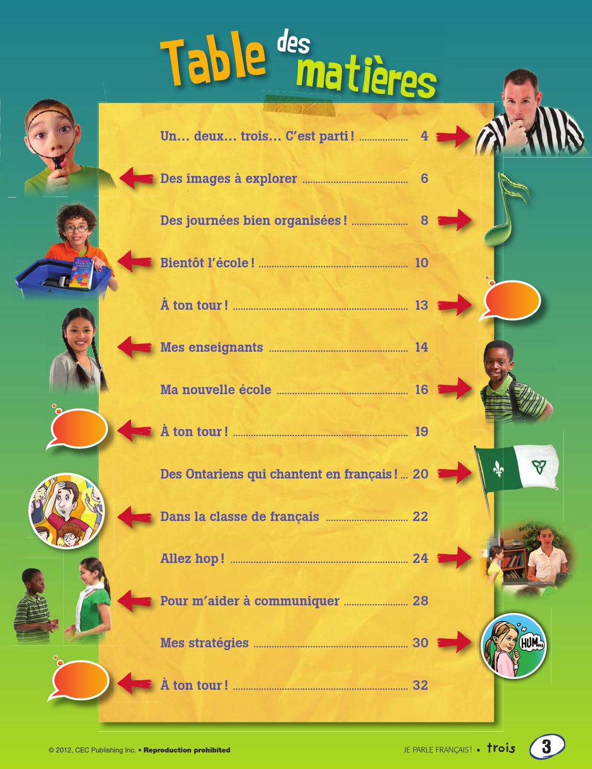 C'est parti 1_Je parle français by Les Éditions CEC - Issuu