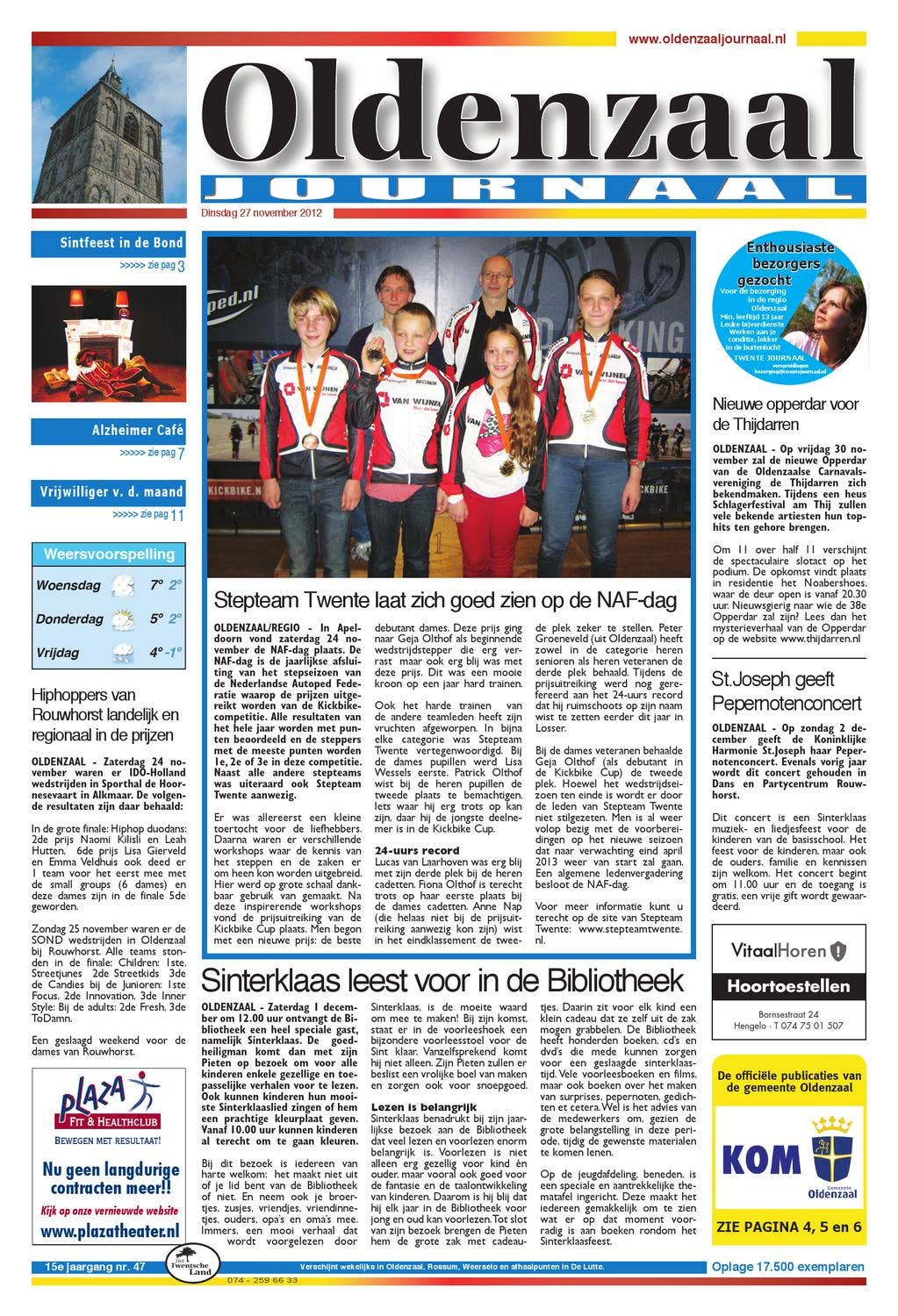 OldenzaalJournaal-27-11-12 by Twente Journaal - Issuu