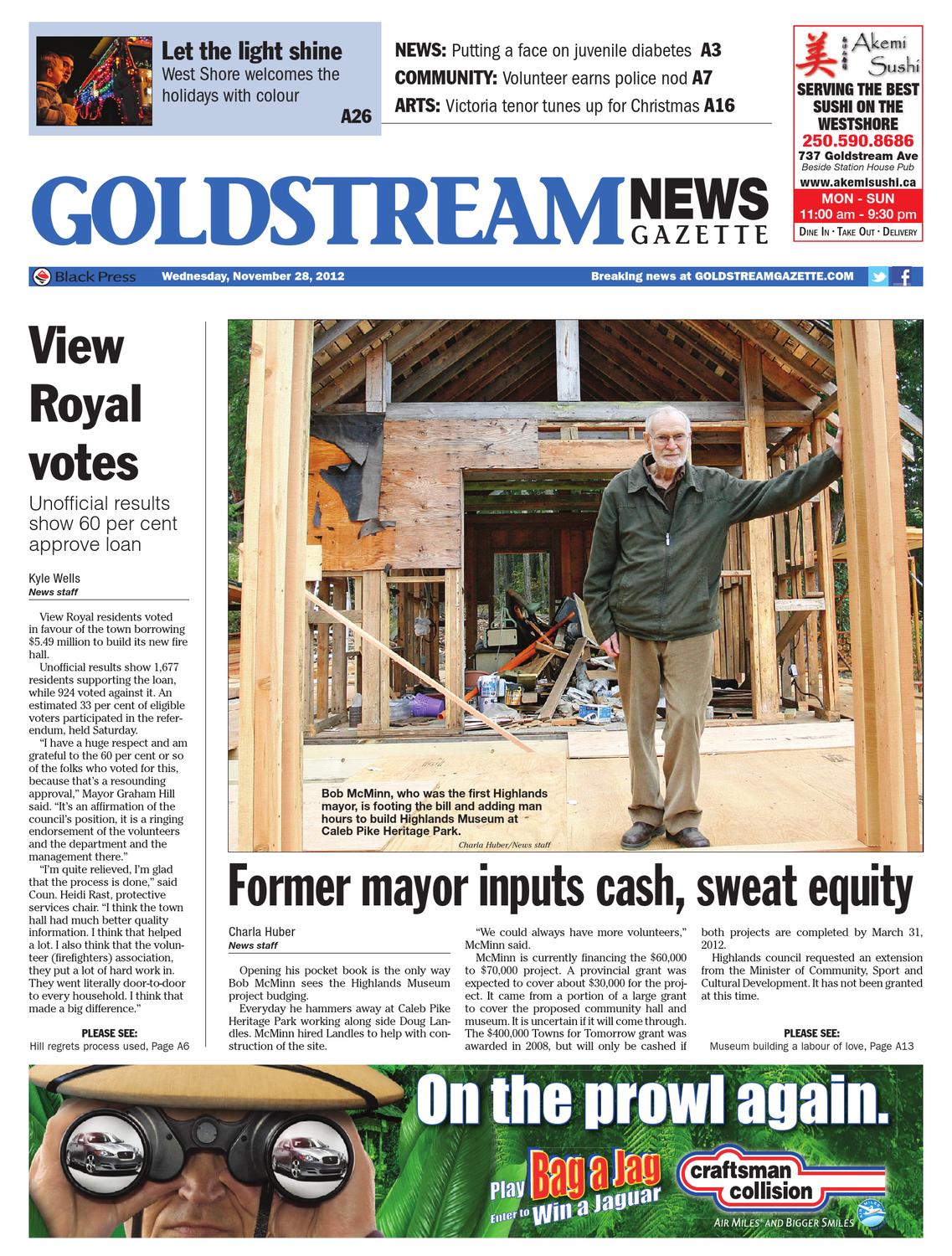 Goldstream News Gazette, November 28, 2012 by Black Press Media Group ...