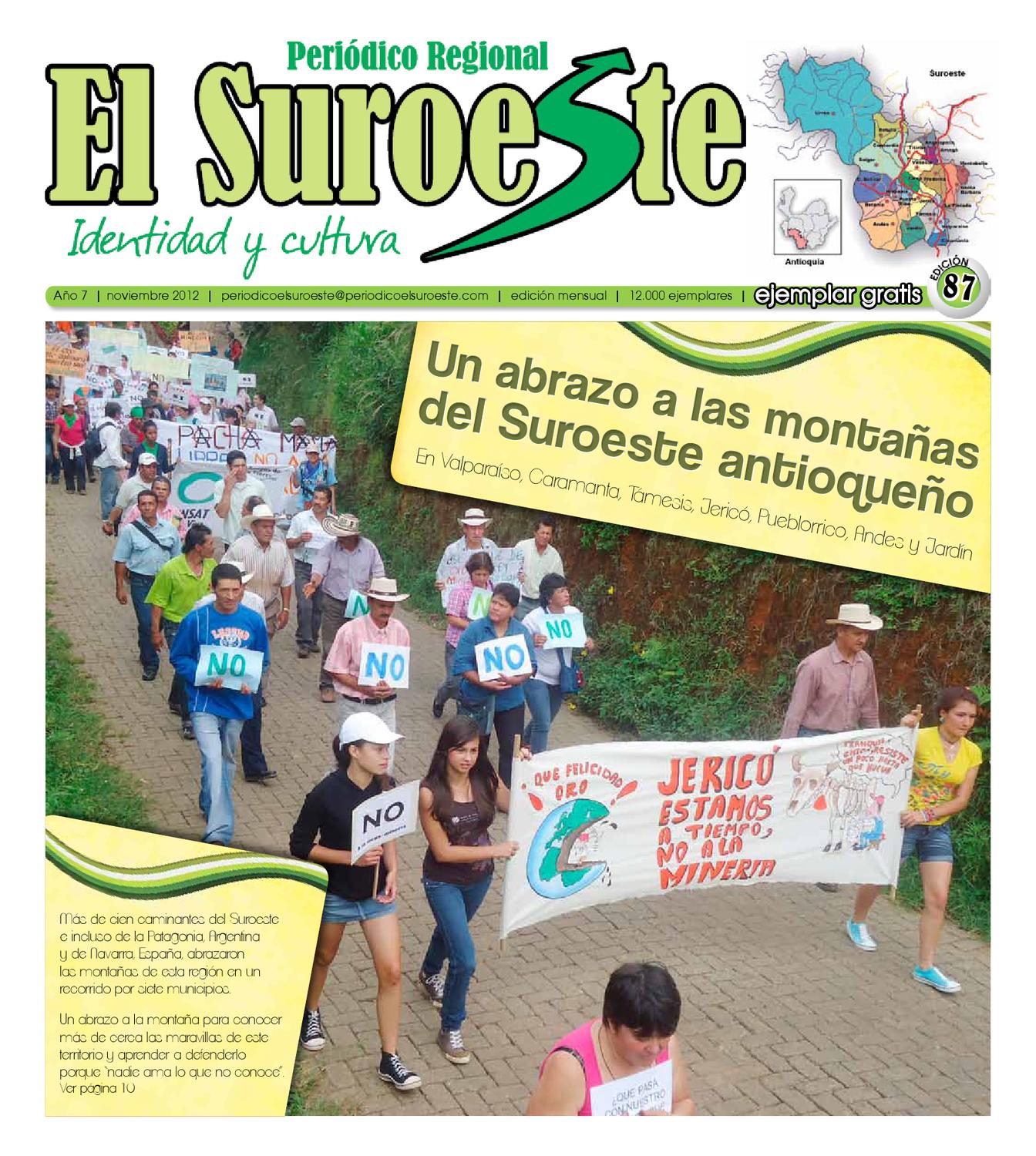 Periódico El Suroeste #87 noviembre 2012 by Periódico EL SUROESTE - Issuu