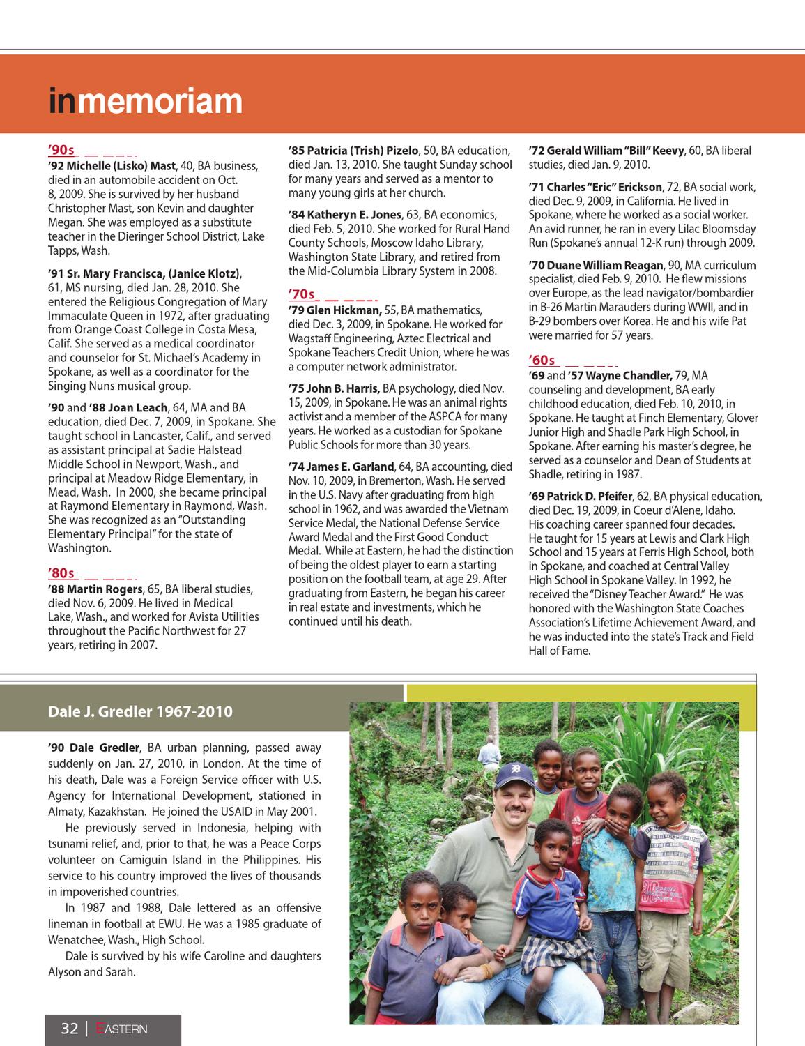 Eastern Magazine | Spring/Summer 2010 by Eastern Washington University ...