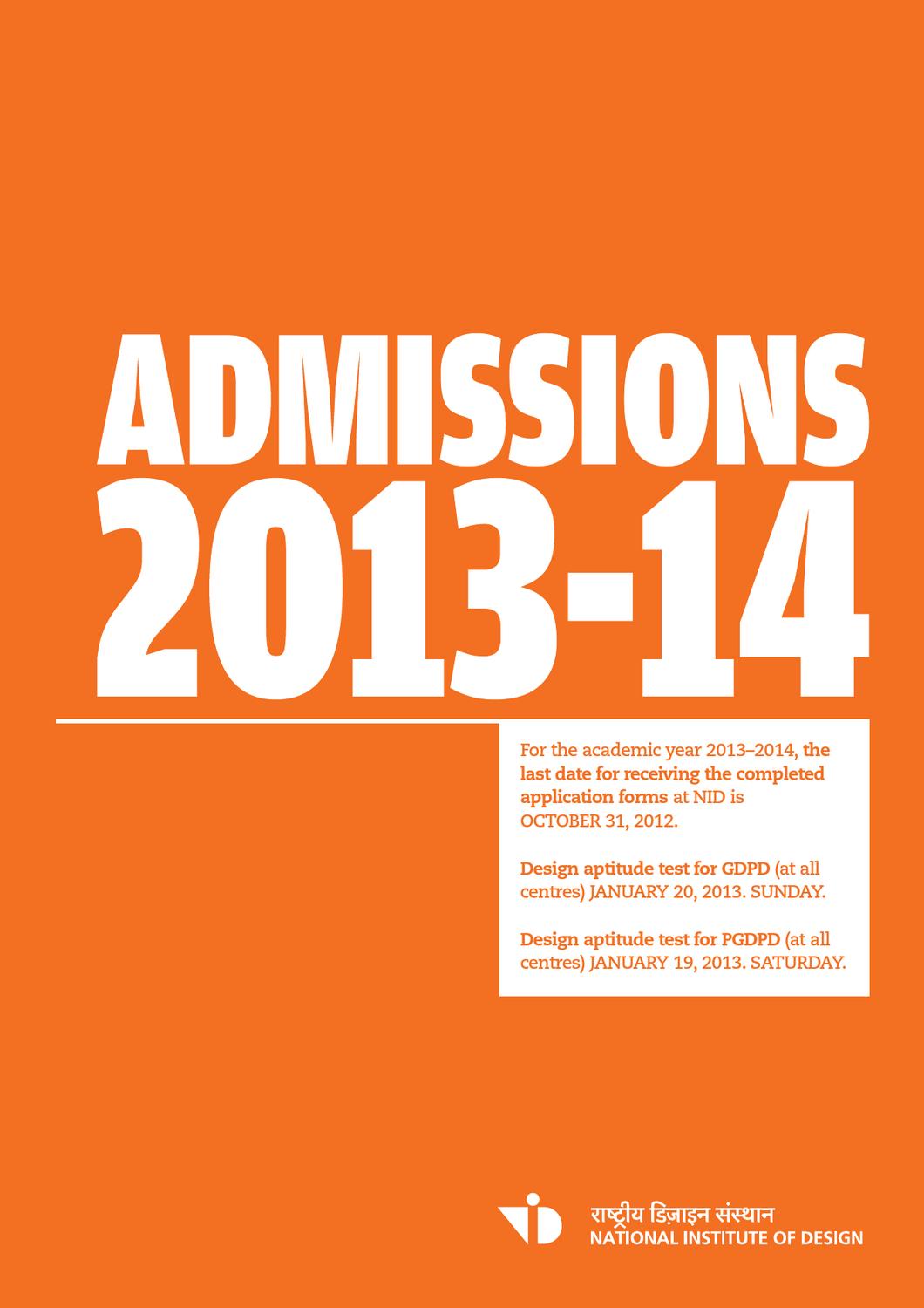 Web Brochure: NID Documents 2013-14 by Nidhi Singh Rathore - Issuu