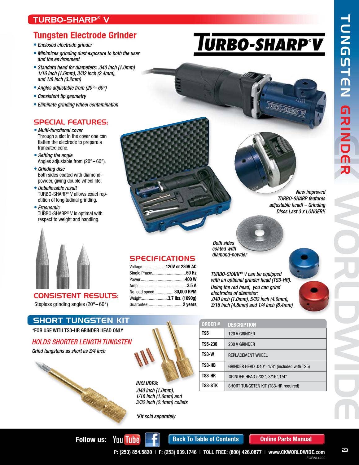 CK Tig Welding Catalog by Rapid Welding - Issuu