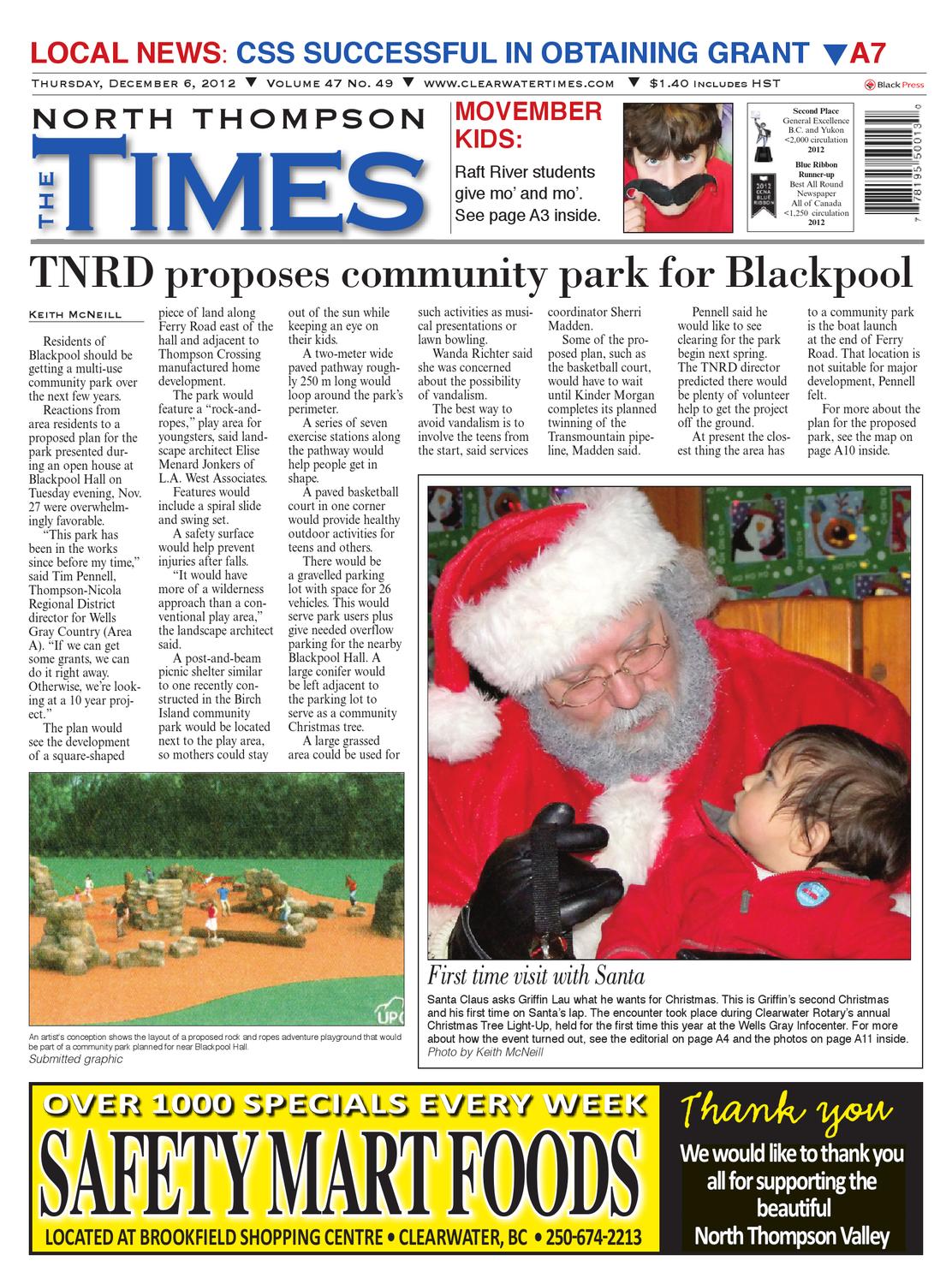 Clearwater Times, December 06, 2012 by Black Press Media Group - Issuu