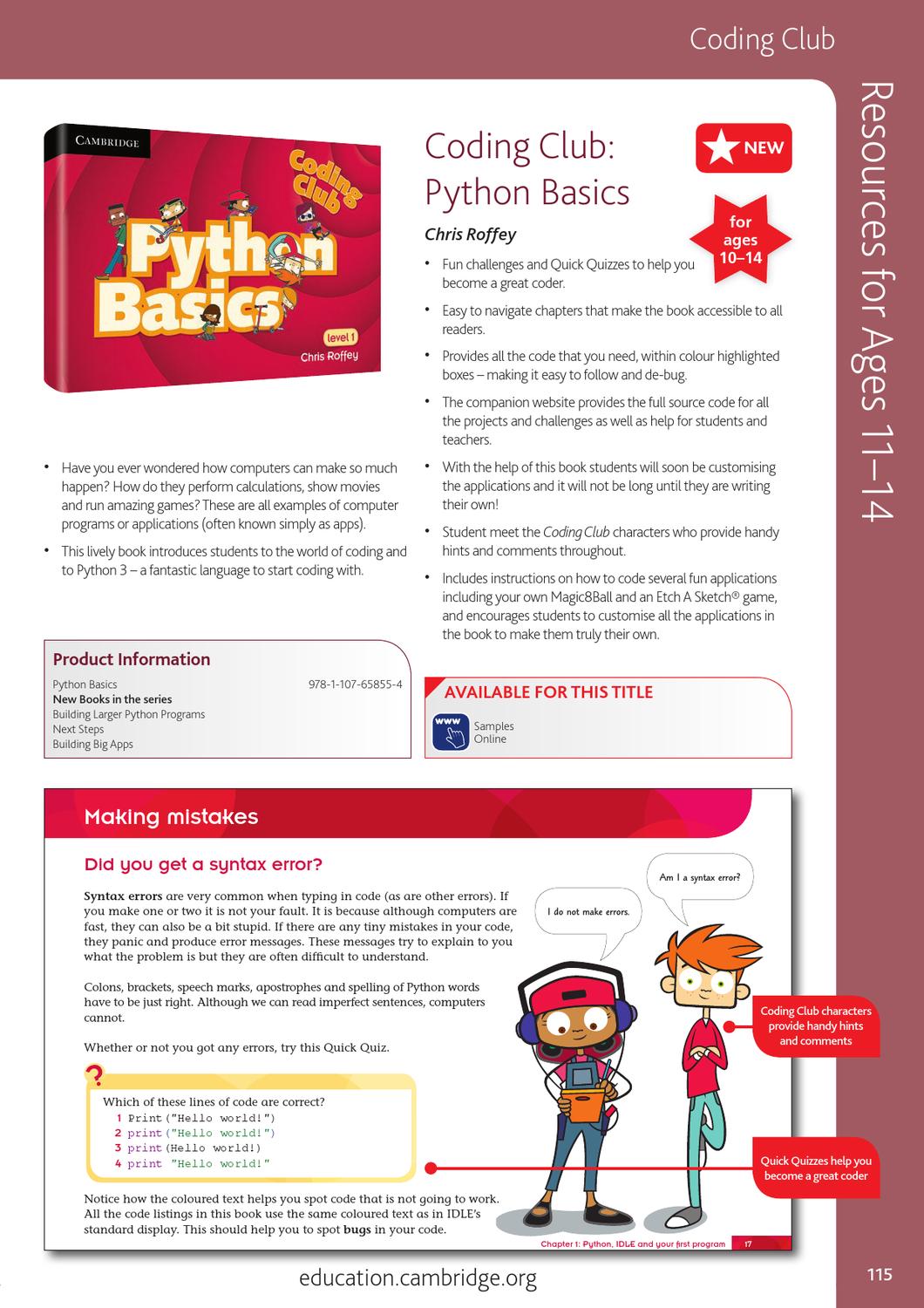 Cambridge Education Resources 2013 Catalogue by Cambridge University ...