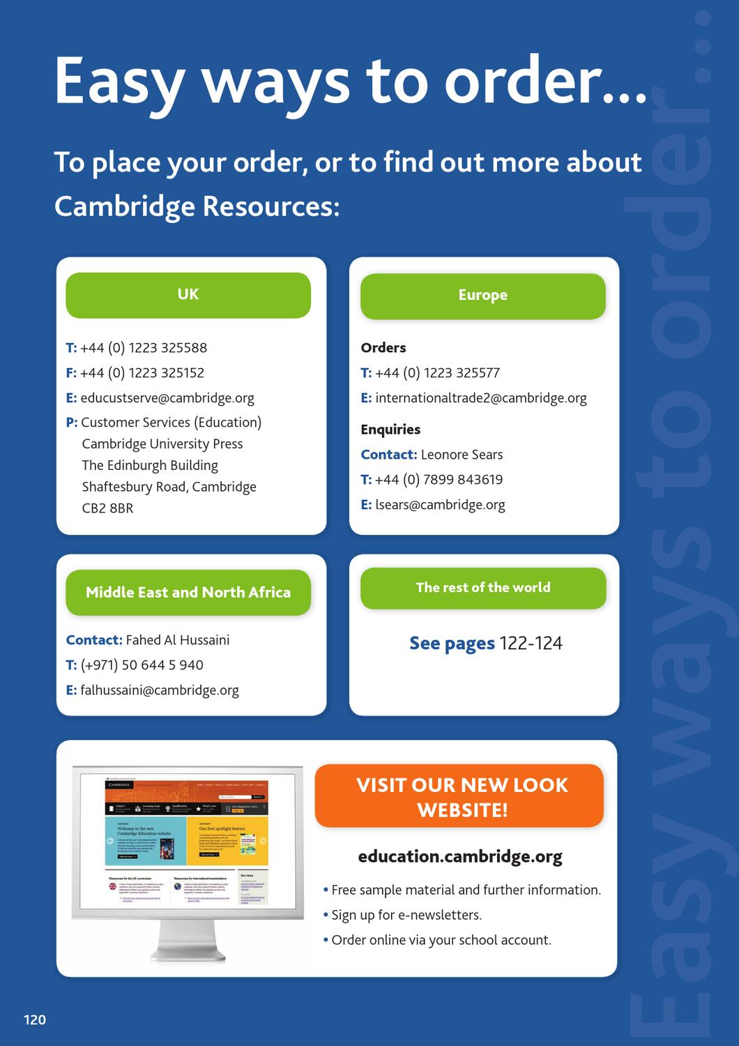 Cambridge Education Resources 2013 Catalogue by Cambridge University ...