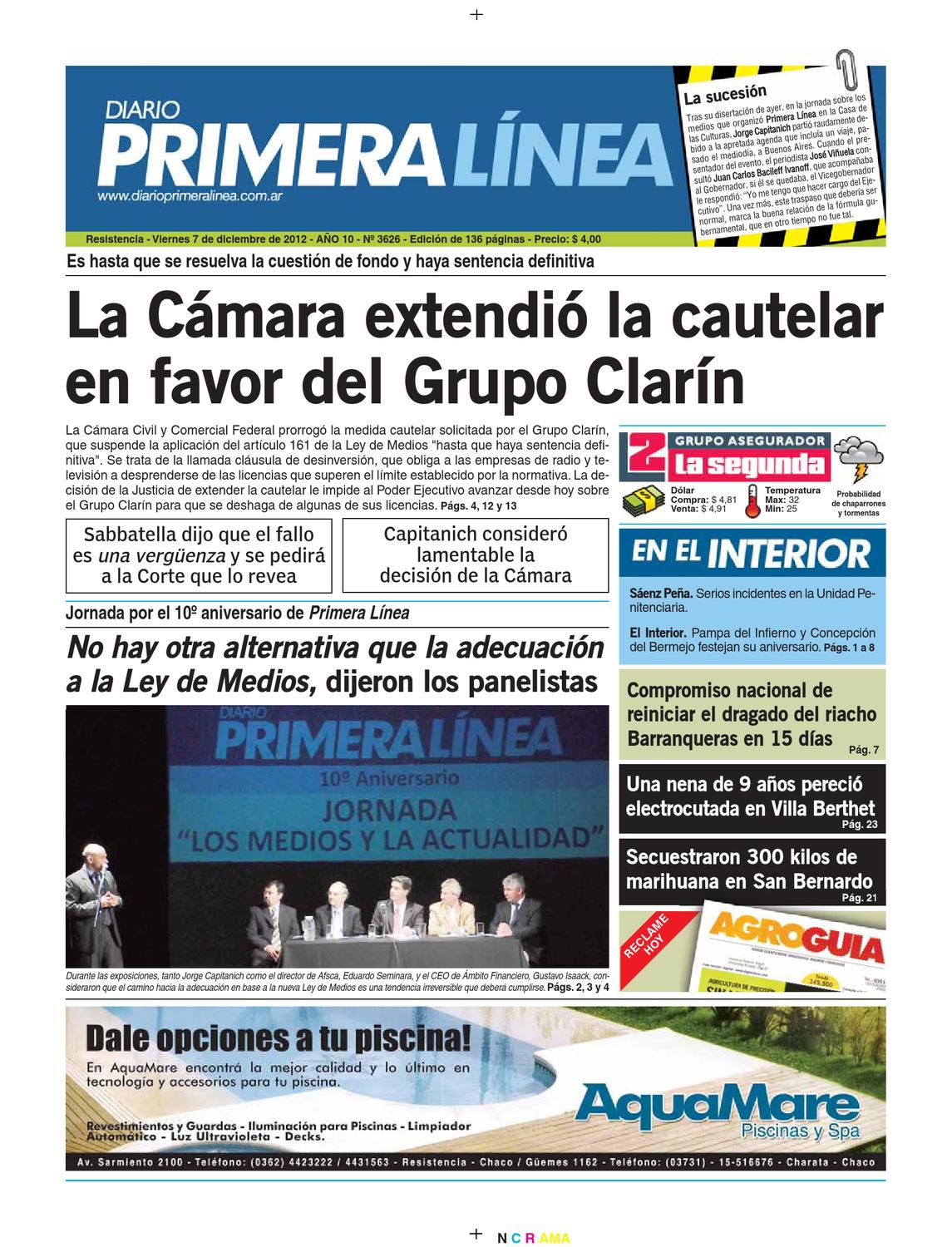 Primera Linea 3626 07-12-12 by Diario Primera Linea - Issuu