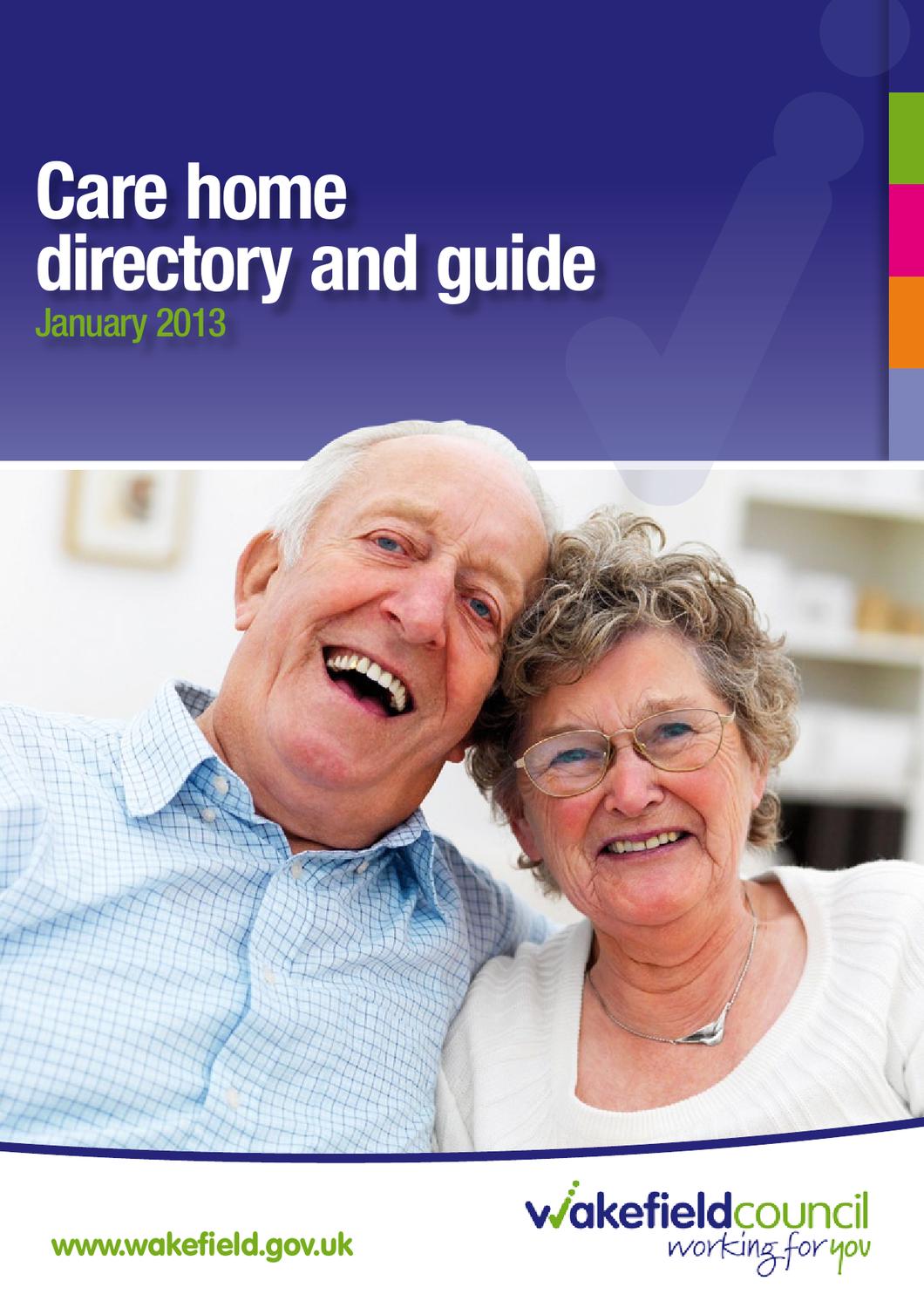 Care home directory and guide | January 2013 by Octagon D&M Ltd - Issuu