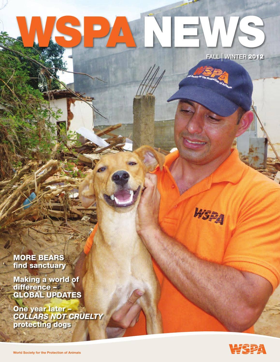 WSPA NEWS - Fall/Winter 2012 by World Animal Protection Canada - Issuu