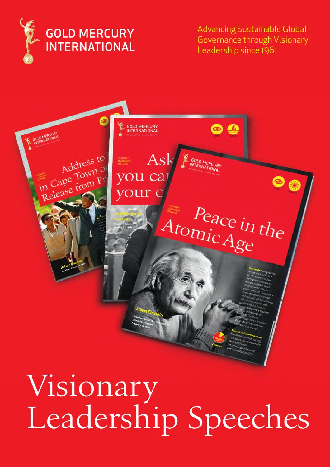 Visionary Leadership Speeches Series Preview by Gold Mercury - Issuu