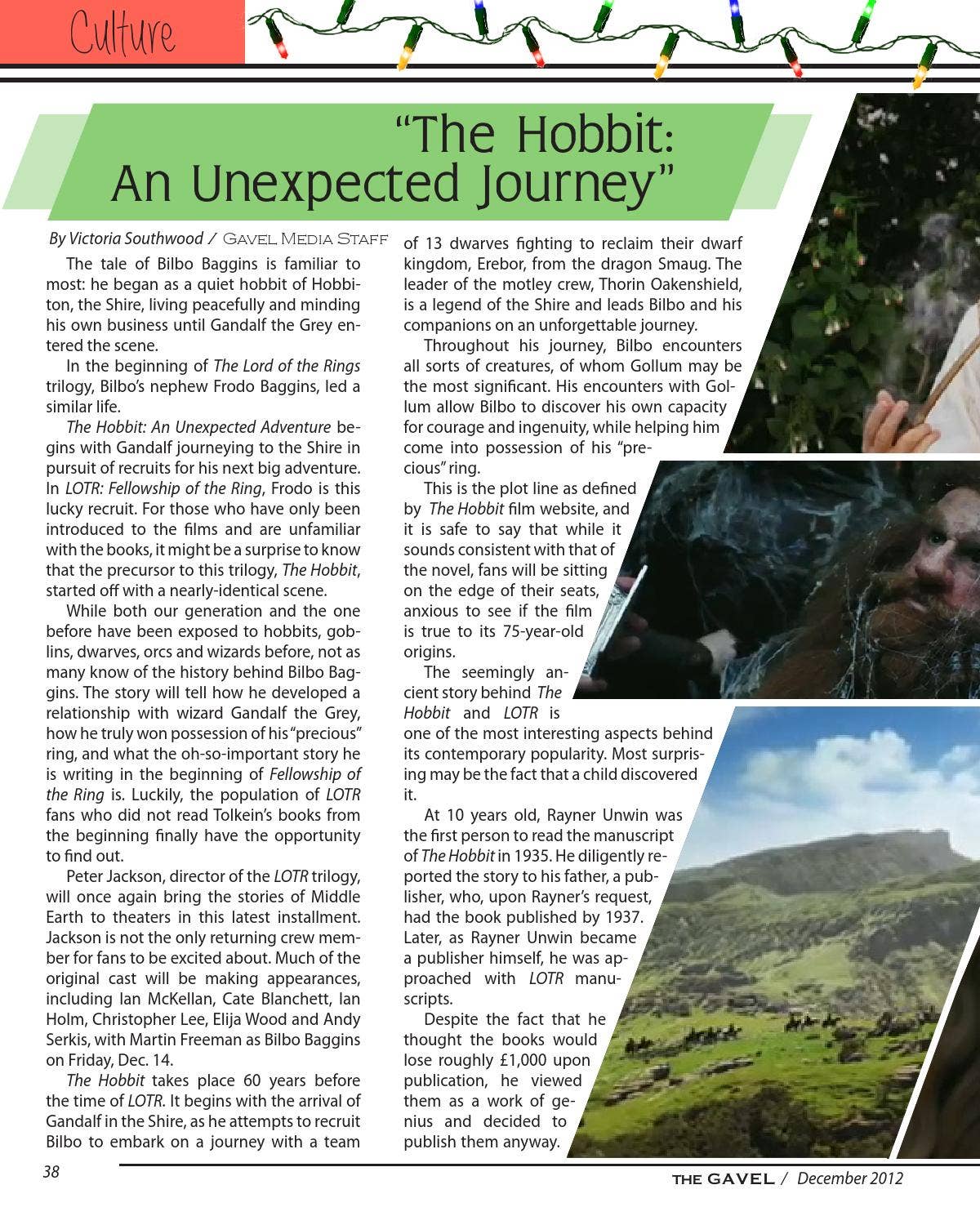 The Hobbit by The Gavel - Issuu