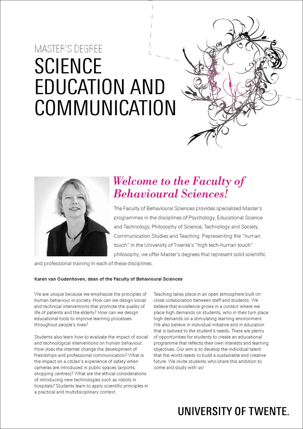 Science Education and Communication by University of Twente - Issuu
