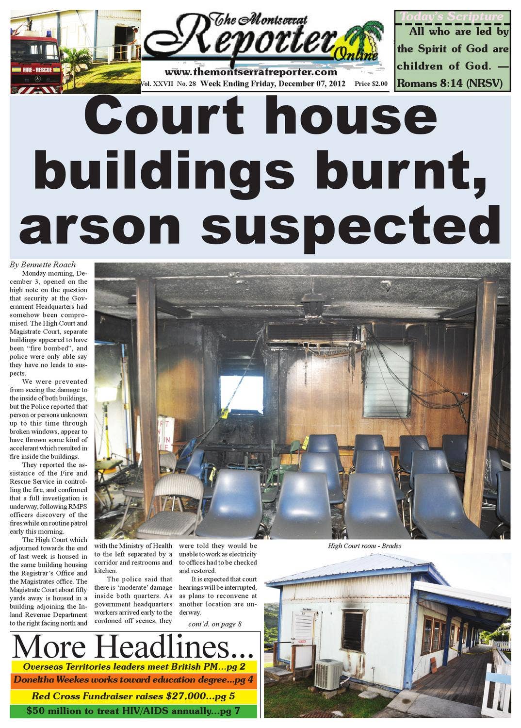 The Montserrat Reporter December 07 2012 by The Montserrat Reporter - Issuu
