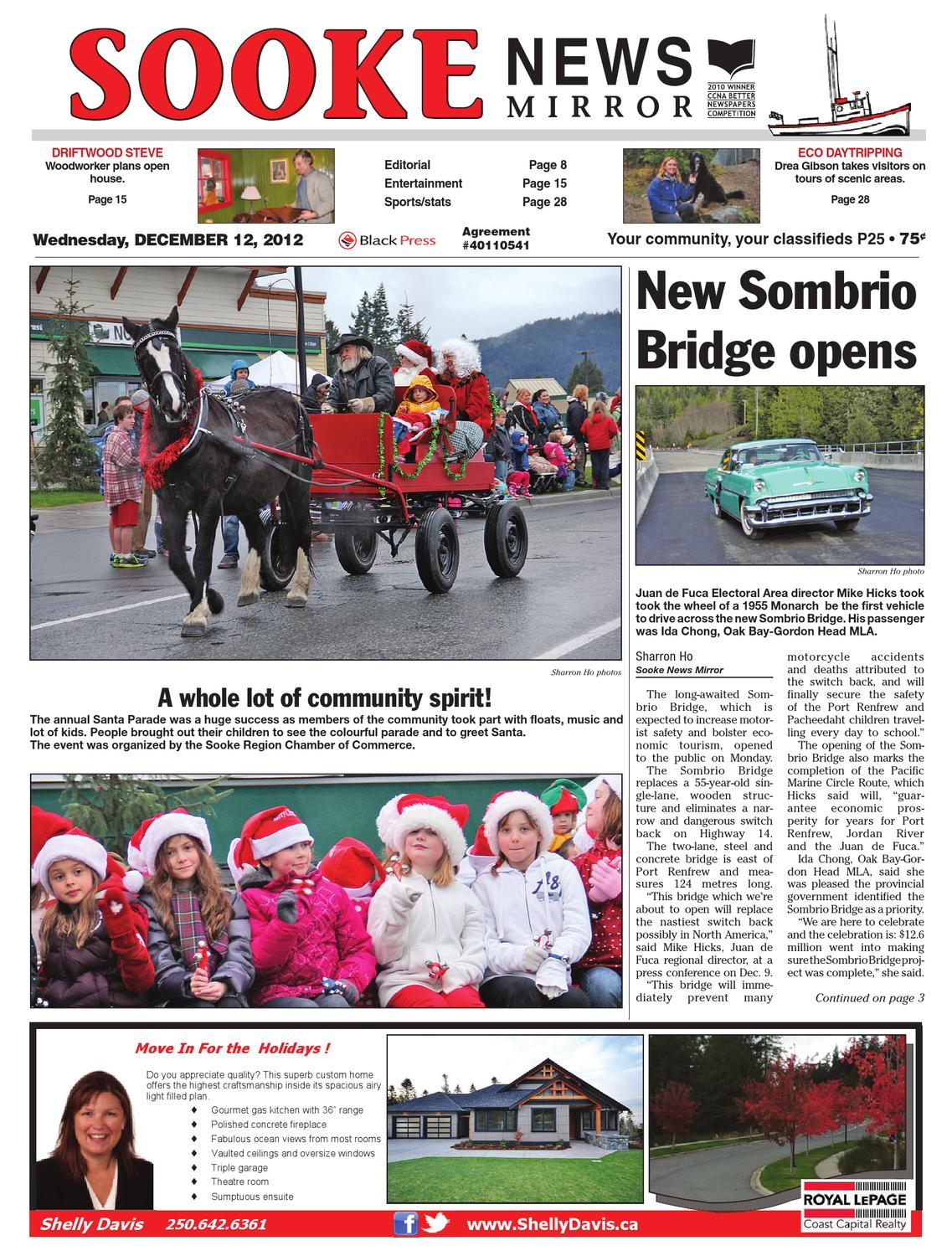 Sooke News Mirror, December 12, 2012 by Black Press Media Group - Issuu