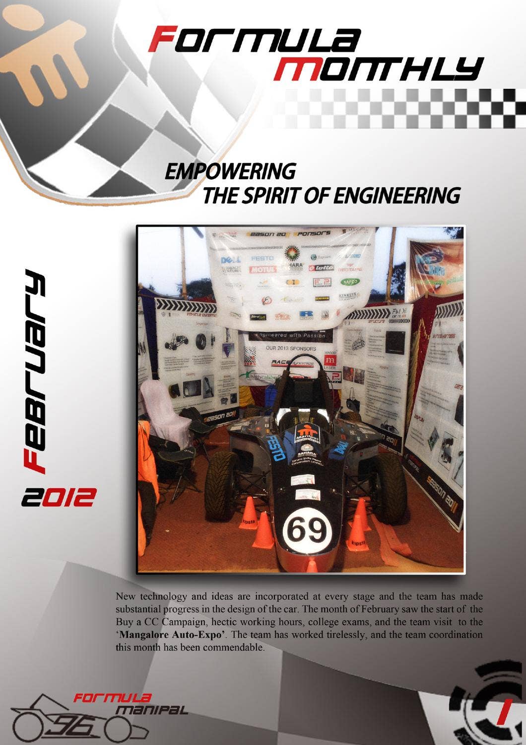 Formula Monthly - February 2012 by Formula Manipal - Issuu