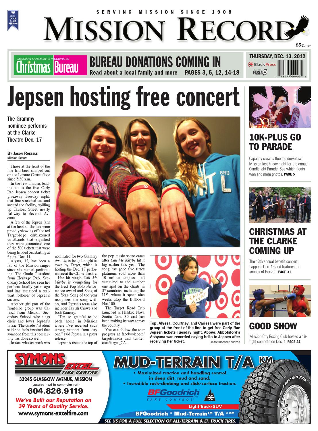 Mission City Record, December 13, 2012 by Black Press Media Group - Issuu