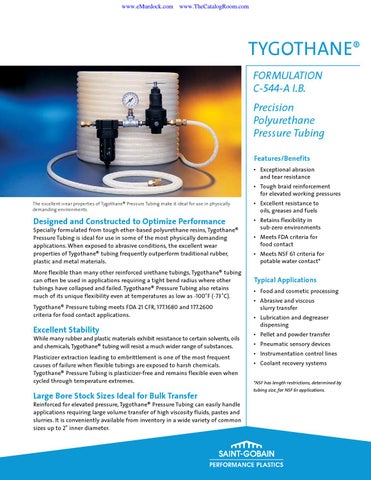 Saint Gobain Tygon Complete Catalog by Murdock Industrial - Issuu