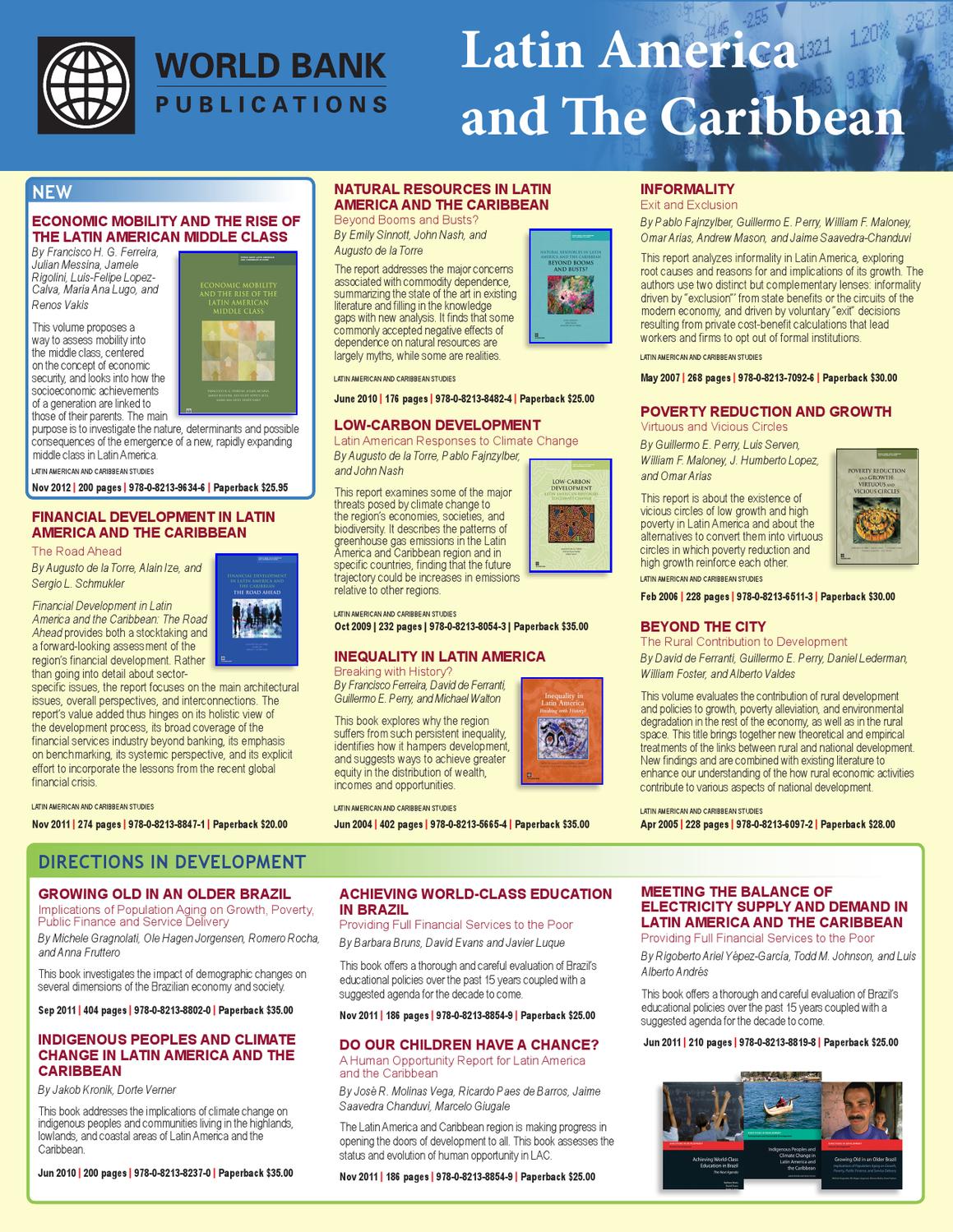 Latin America and The Caribbean by World Bank Group Publications - Issuu