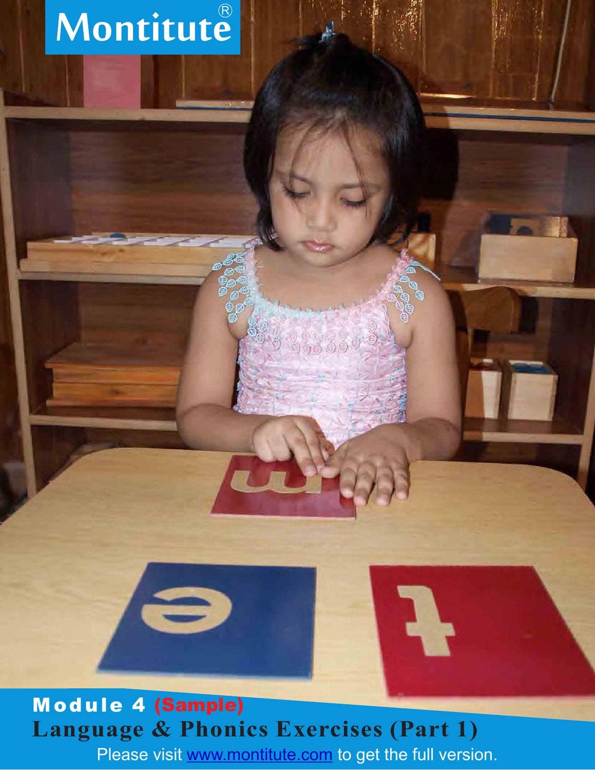 Montessori Language and Phonics Exercises (3 - 6) Kindergarten Album 1 ...