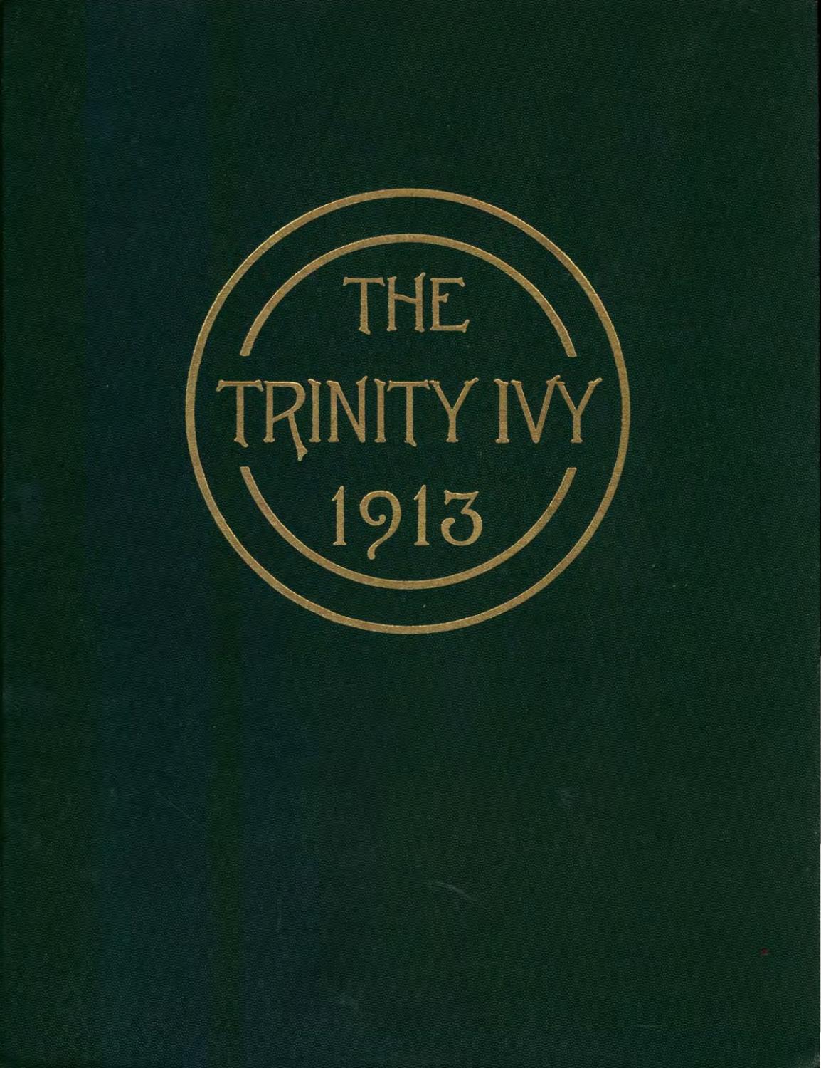 1913_complete by Trinity College Digital Repository - Issuu