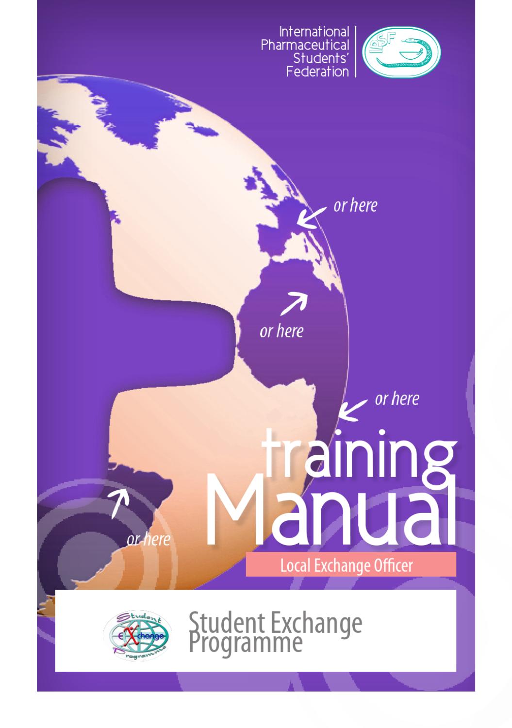 LEO Training Manual 2012-13 by International Pharmaceutical Students ...