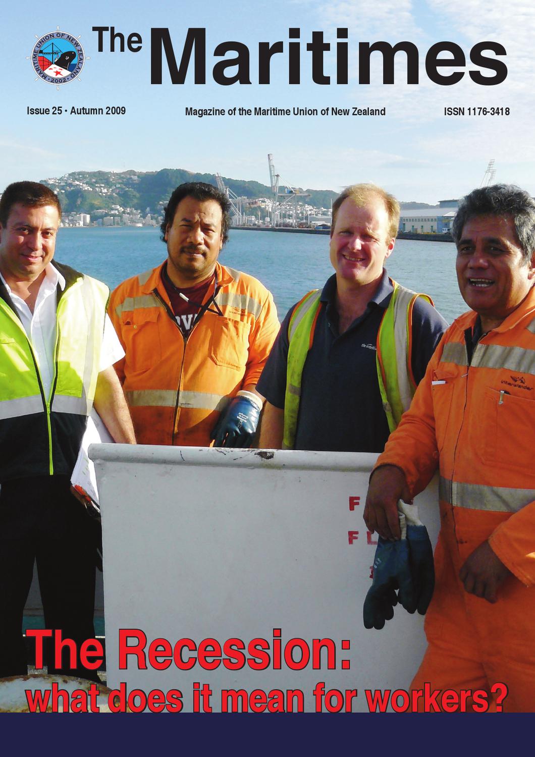 Maritimes Autumn 2009 by Maritime Union of New Zealand - Issuu