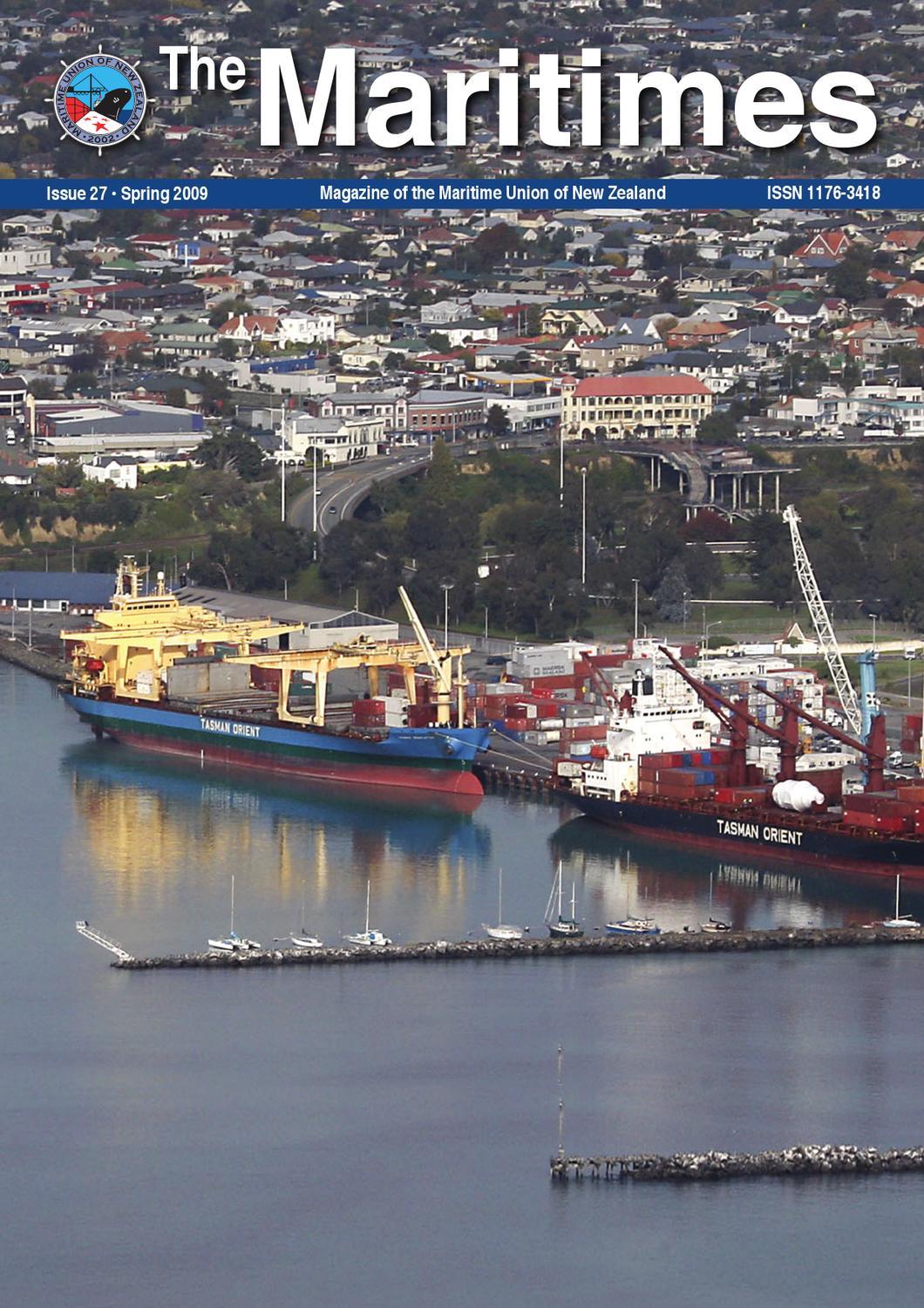 Maritimes Spring 2009 by Maritime Union of New Zealand - Issuu